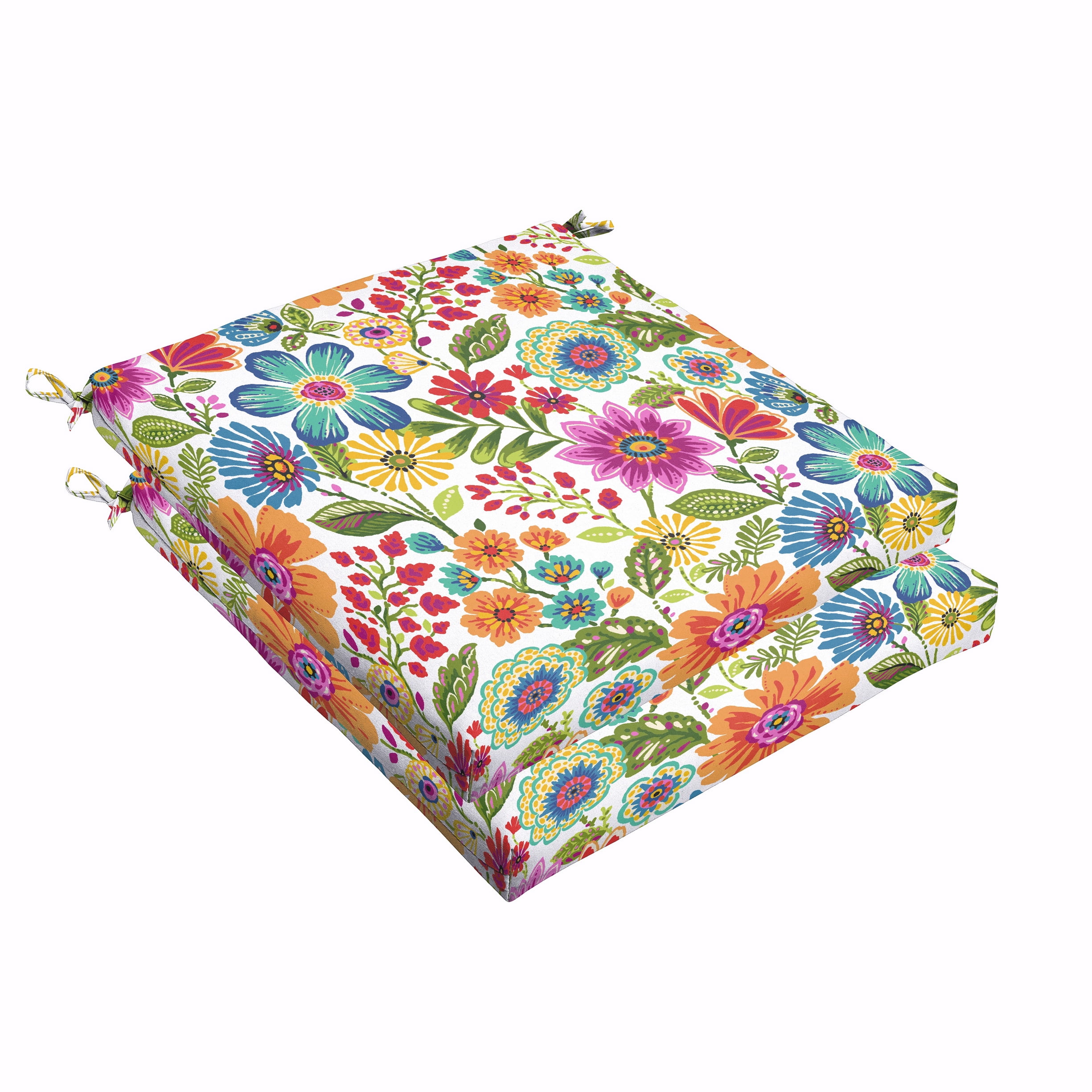 Multi Floral Indoor/Outdoor Cushion Set, Bristol - Walmart.com