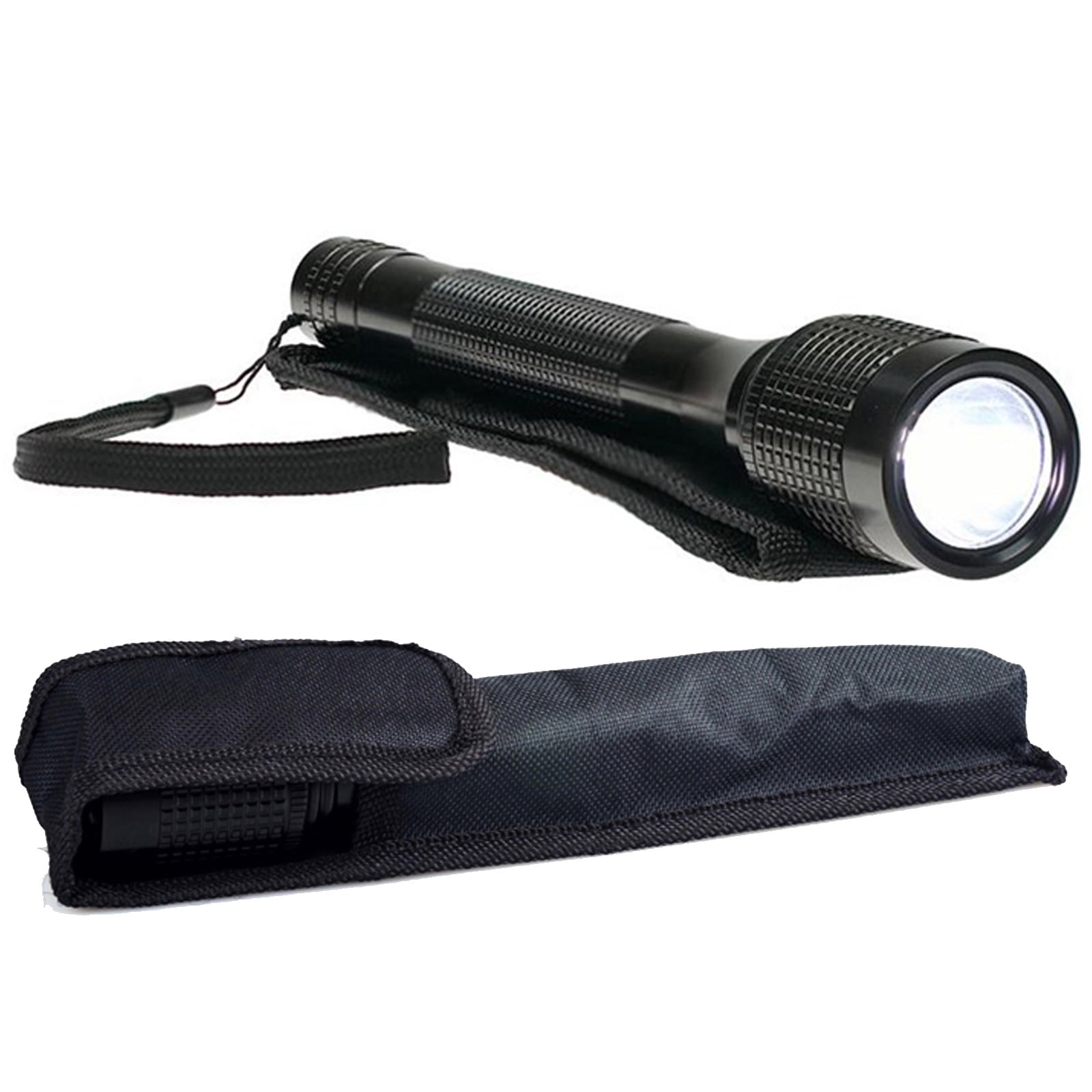 Multi Function 3W 140 Lumen Aluminum Body Flashlight W/NylonPouch ...