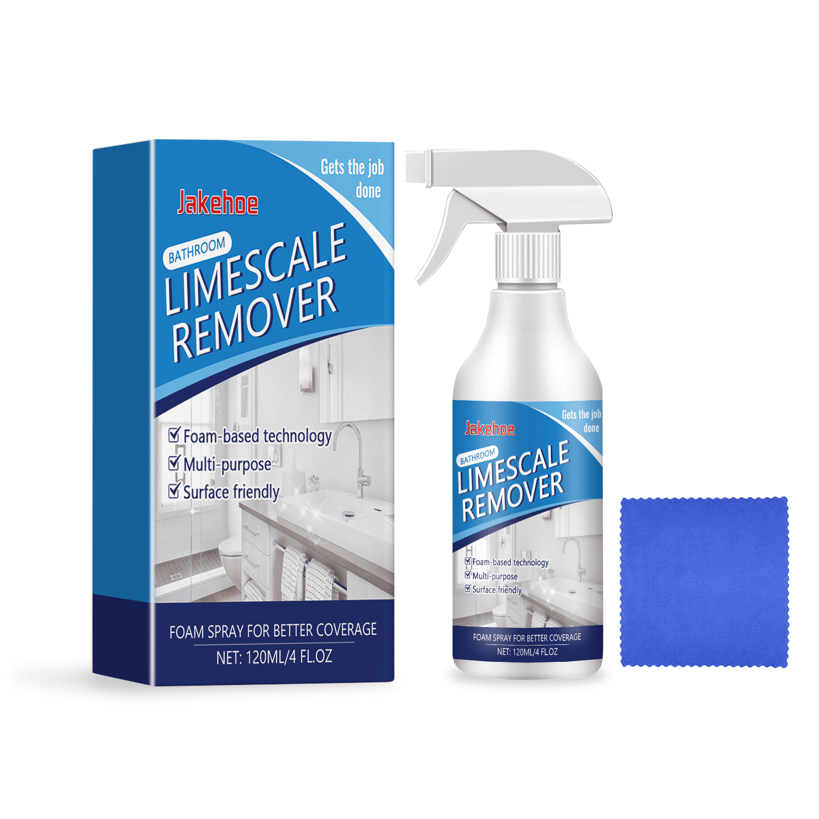 Multi-Function Bathroom Descaling Agent Tile Glass Cleaner - Walmart.com