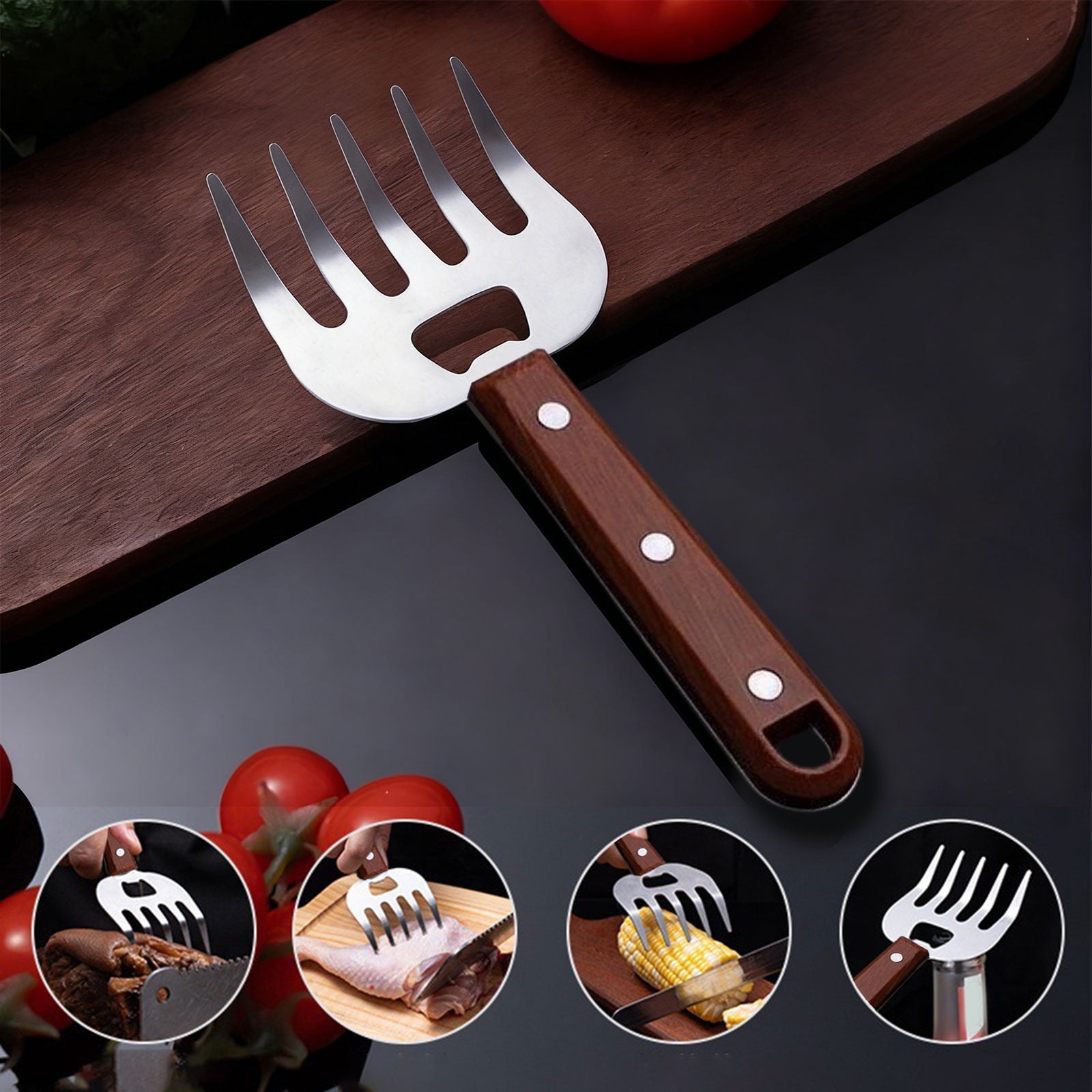 Multi-Function Bear Claw Meat Tenderizer BBQ Meat Separator Kitchen ...