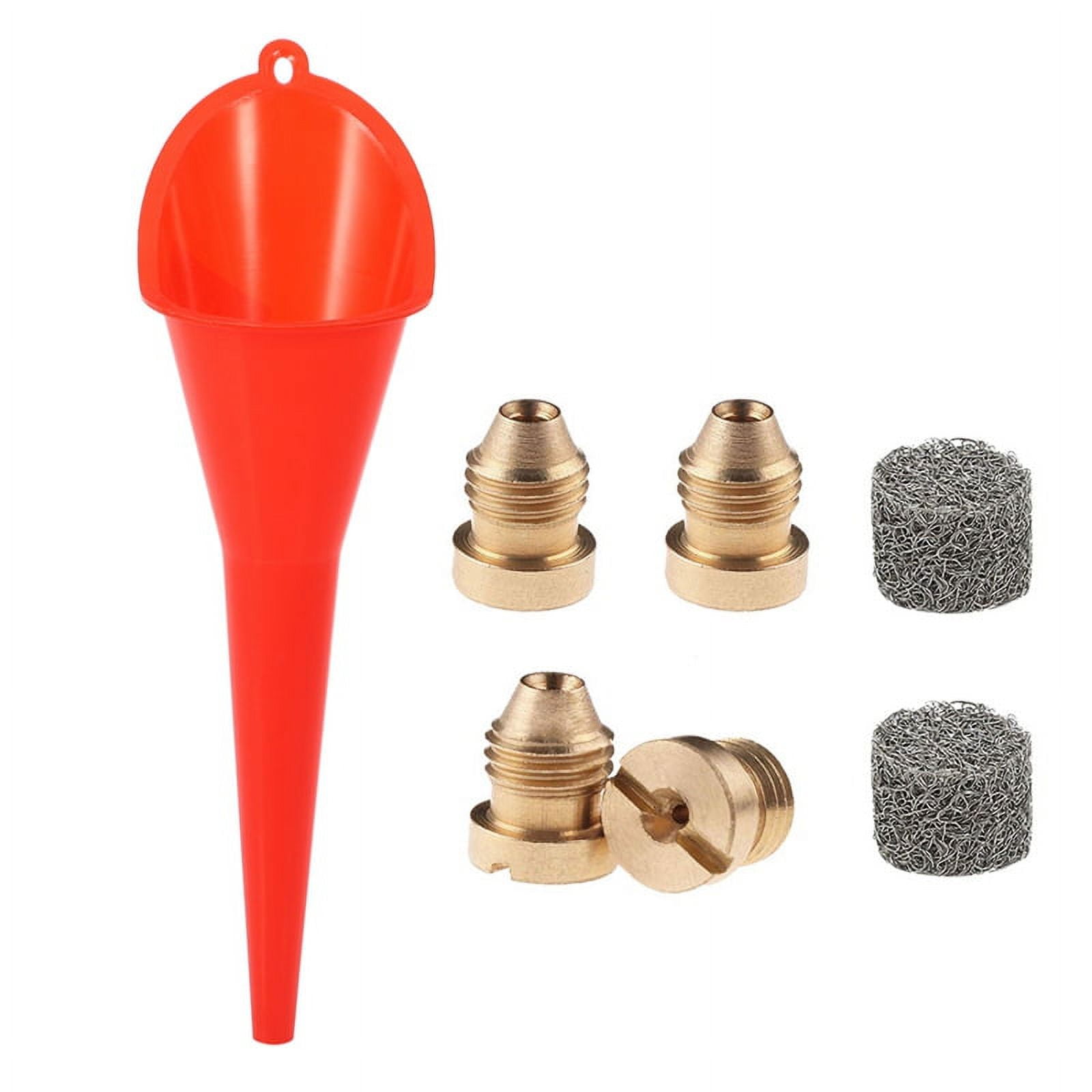 Multi-Function Car Fueling Funnel Red with Foam Cannon Orifice Tips ...