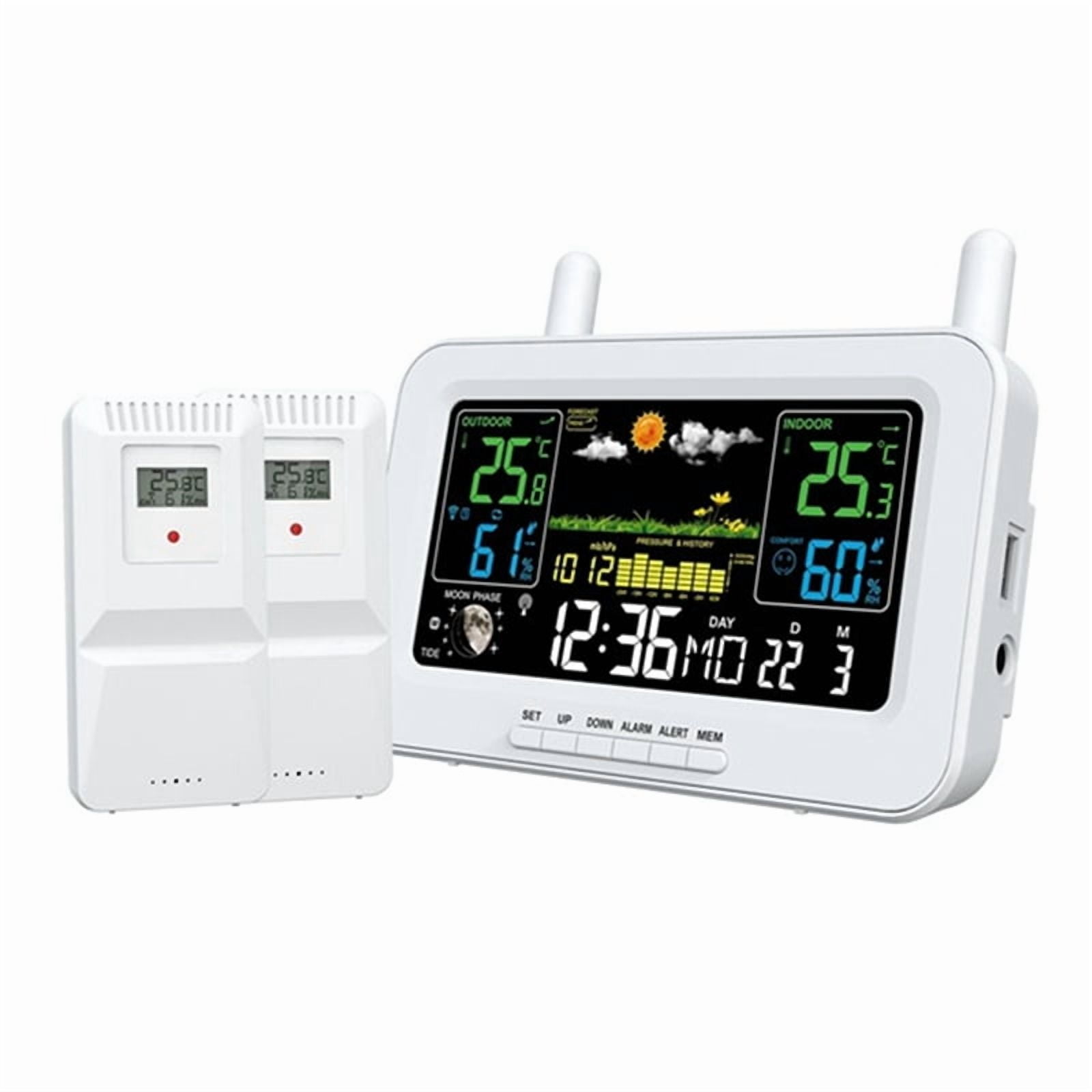 Multi-Function Color Screen Digital Weather Station Weather Station ...