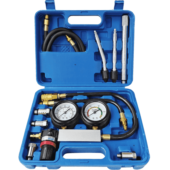 Multi-Function Cylinder Leak Down Tester Kit – a Dual Gauge Tool for ...