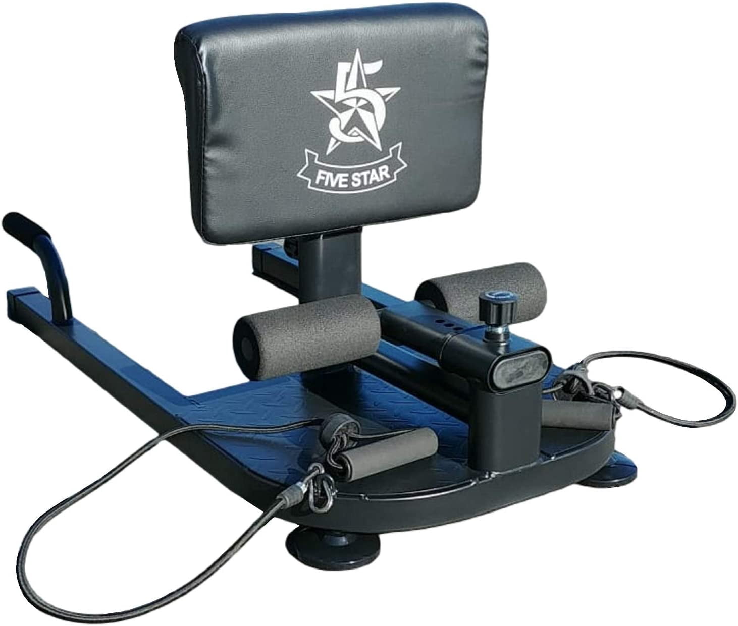 Multi Function Deep Sissy Squat Bench with 2 Exercise Resistance ...