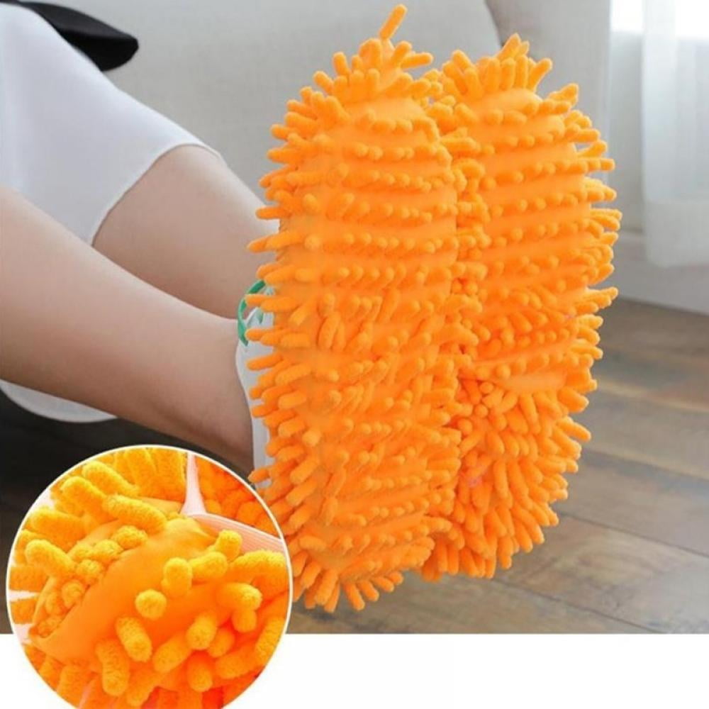 Multi Function Duster Mop Slippers Shoes Cover Chenille Fiber Washable ...