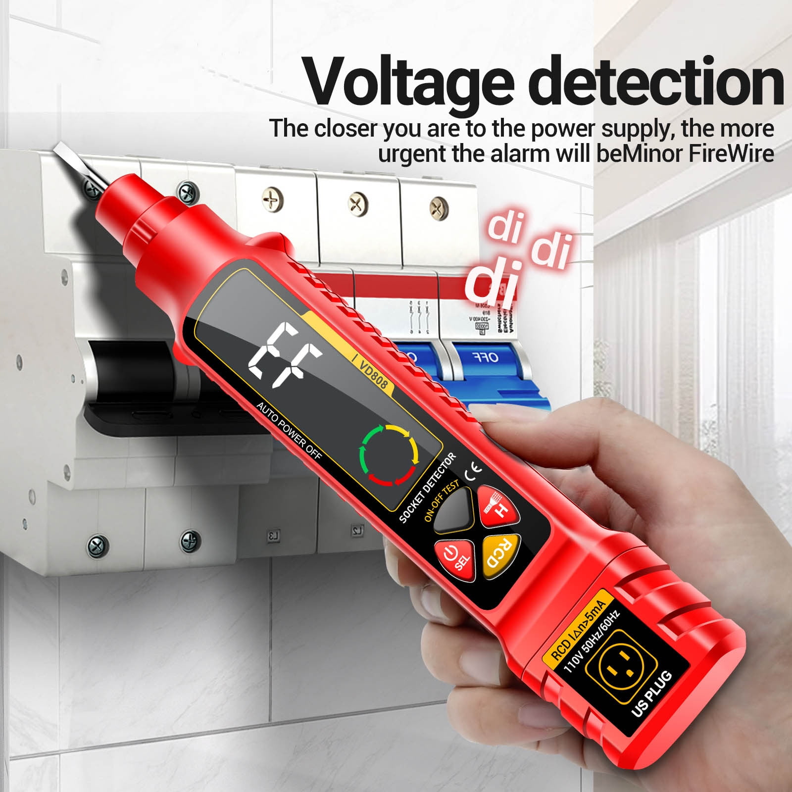 Multi-Function Electric Tester Pen,Smart Power Measuring Pen,AC DC ...