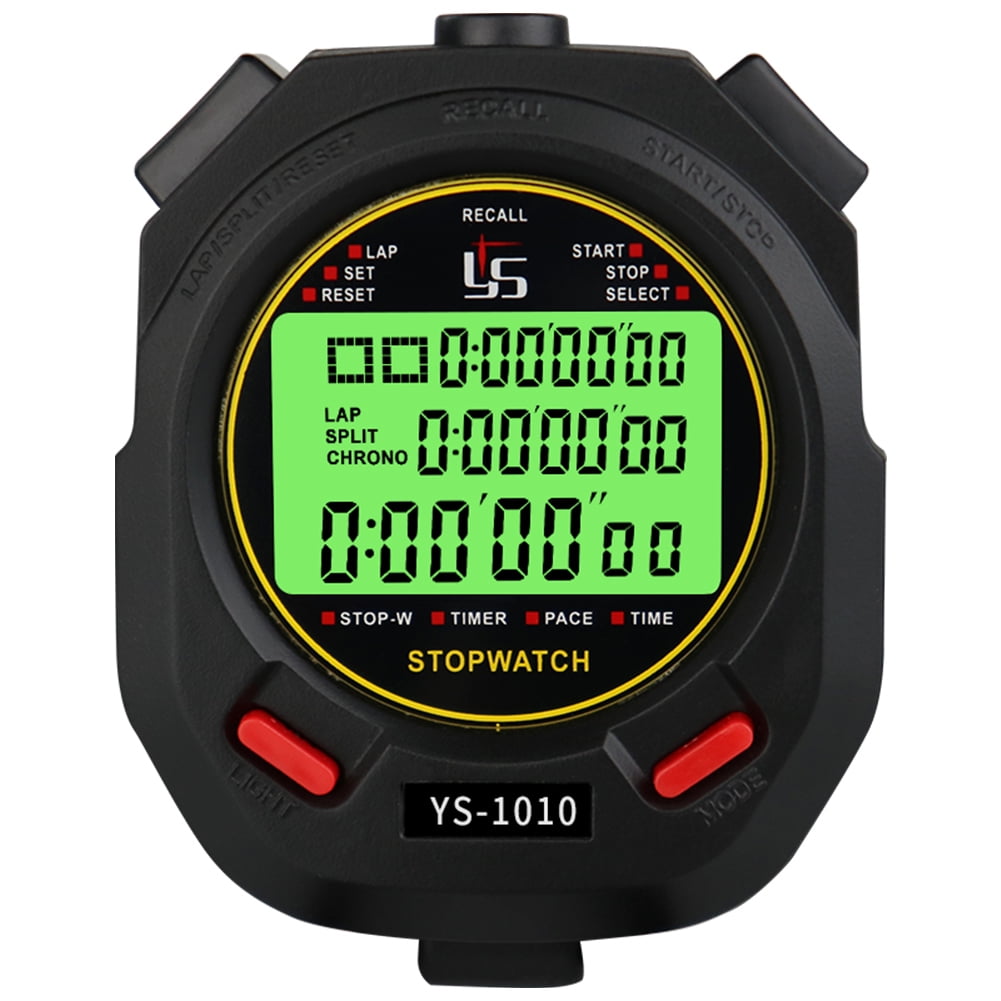 Multi-Function Electronic Digital Sport Stopwatch Timer, Record 10/30 ...