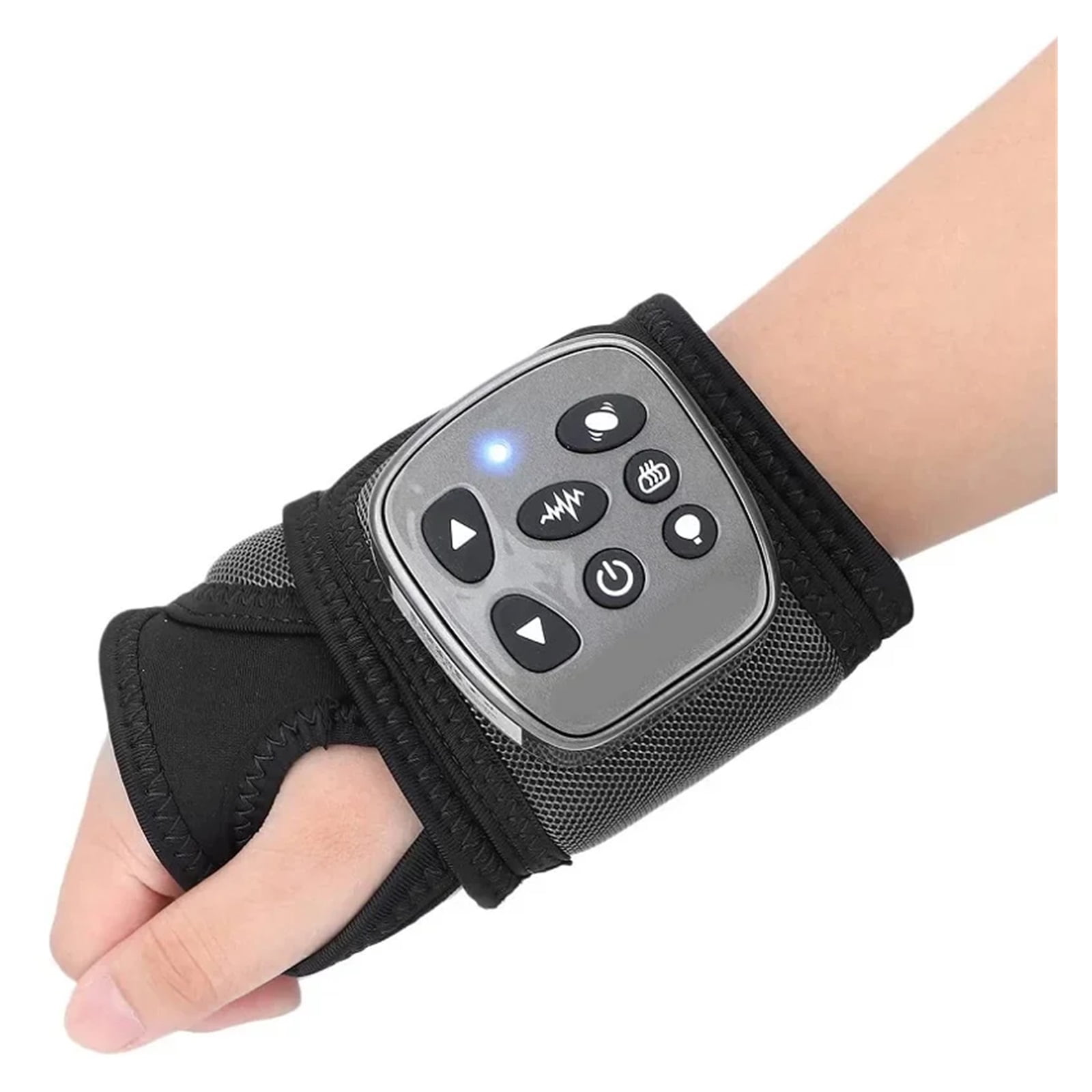 Multi-Function Heated Vibration Wrist Massager Hand Compression Air ...
