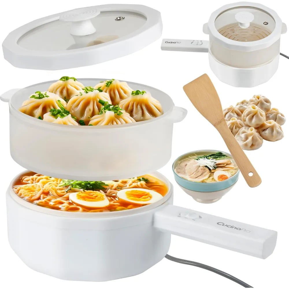 Multi Function Hot Pot Cooker 1.5L- Electric 3 in 1 Non Stick Machine ...