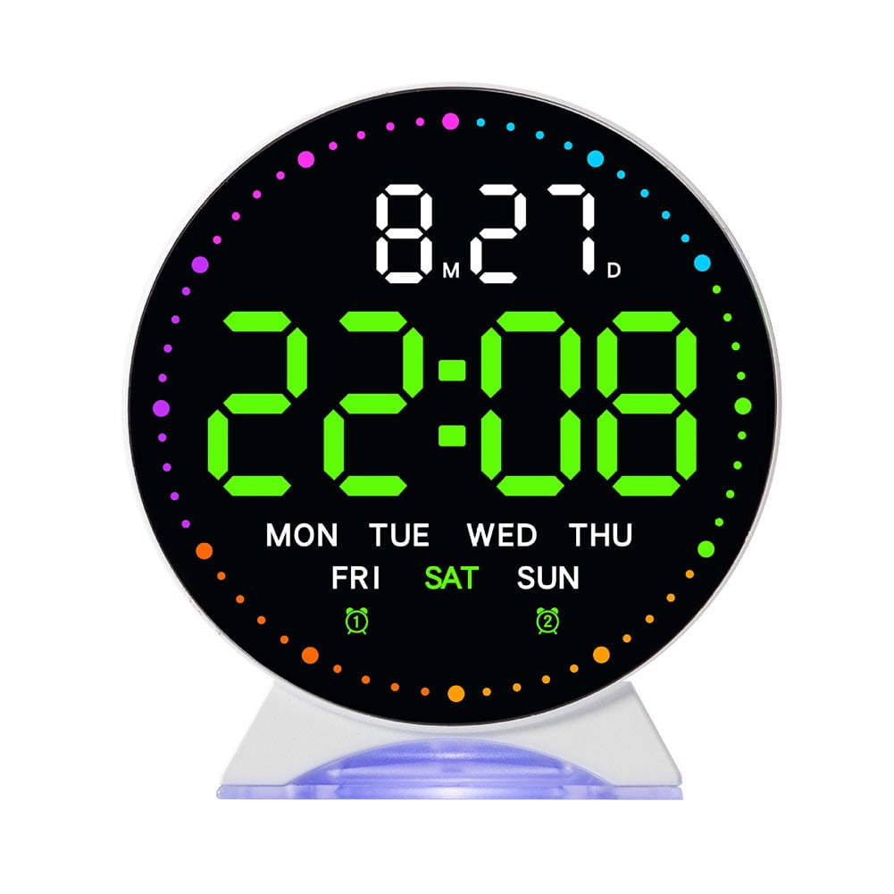 Multi-Function LED Digital Alarm Clock with Night Light Desktop Time ...