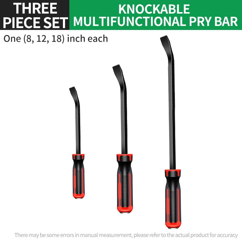 Multi-Function Long Pry Bar 8 12 18 24 inch Tire Heavy Duty Crowbar ...