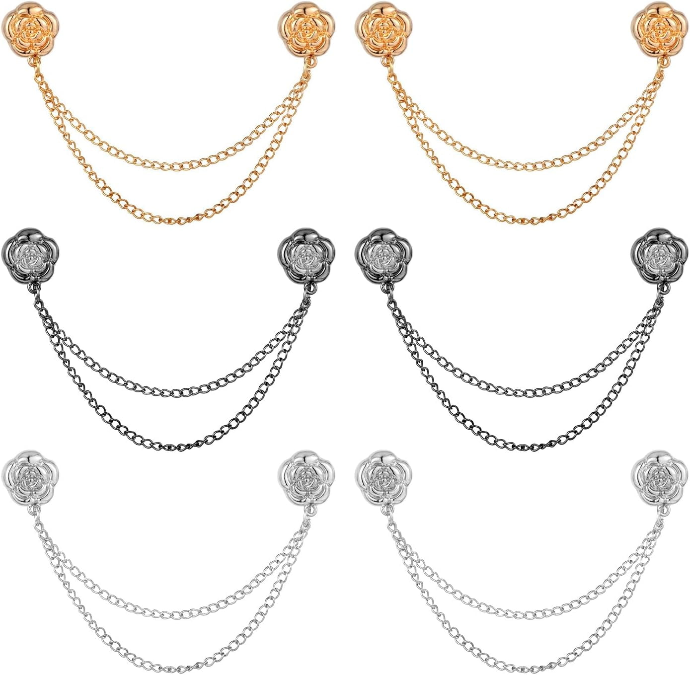 Multi-Function Magnetic Clothing Clips, 6 Pcs Magnetic Clothing Pins ...