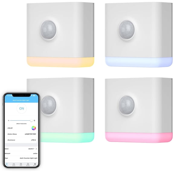 Multi-Function Night Light 2 Pack, Zigbee Repeater, 3-in-1 Combines a ...