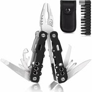 Swiss Tech Multi-Tool 11-in-1 Folding Mini Multi-Function Compact with ...