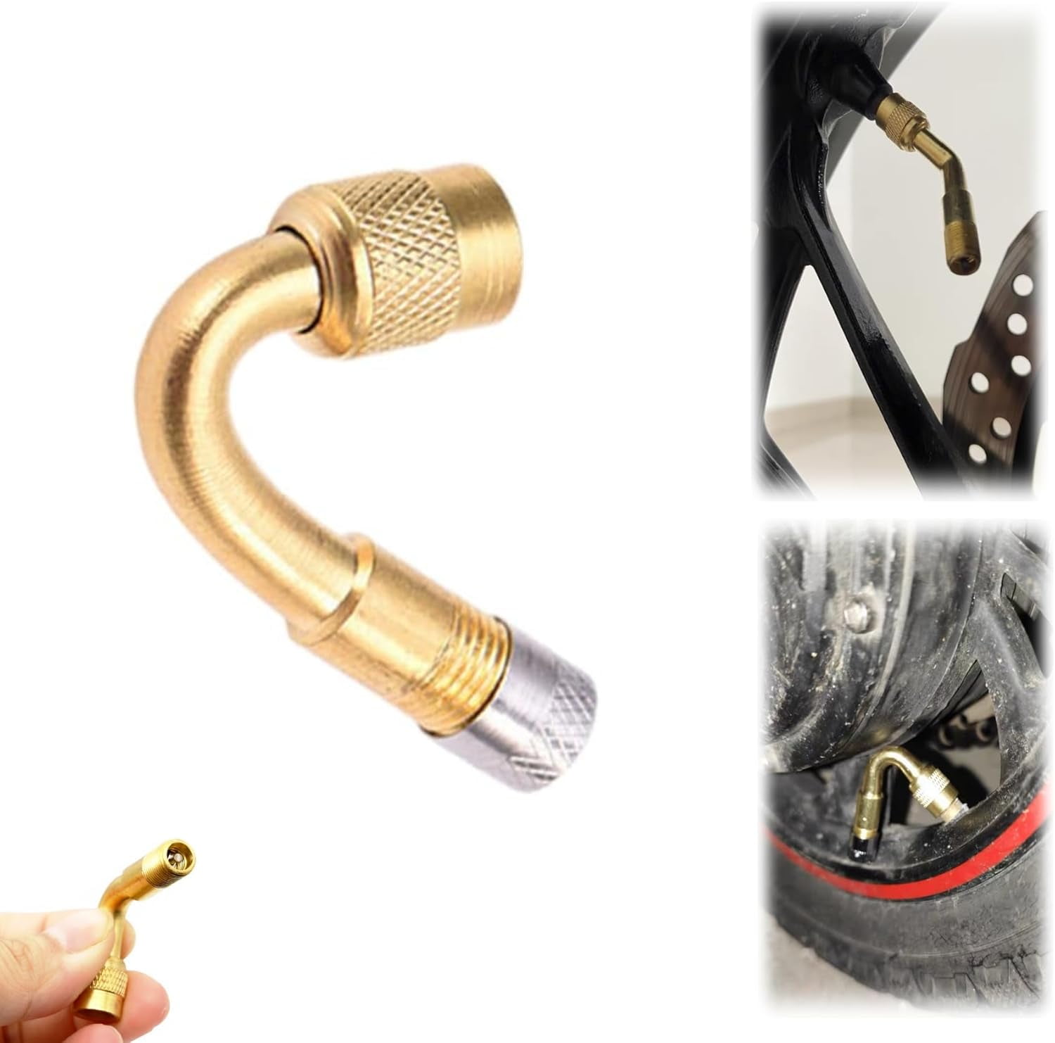 Multi-Function Pure Brass Inflatable Nozzle Extension,Tire Valve Stem ...