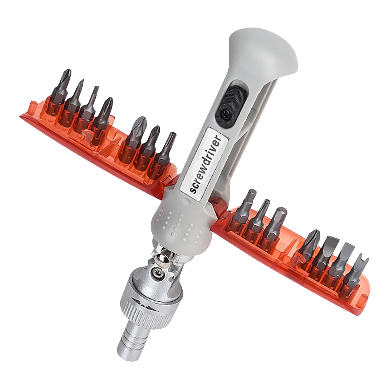Multi-Function Screwdriver Set, 14-in-1 Ratchet Bits, Ergonomic Handle ...