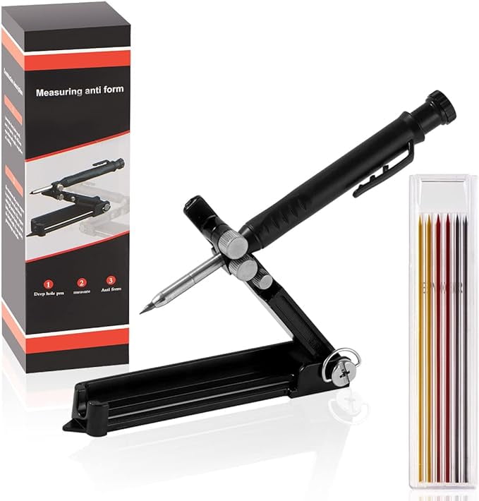 Multi Function Scribing Tool Construction Aluminum Alloy Scribe Tool With Deep Hole Pencil For