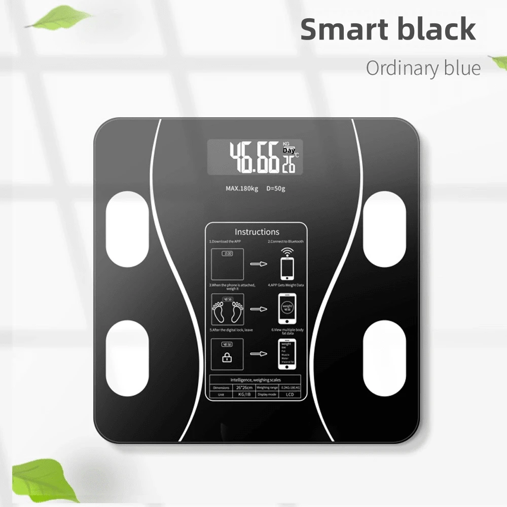Multi-Function Smart Body Fat And Weight Scale, Bathroom Digital Scale ...
