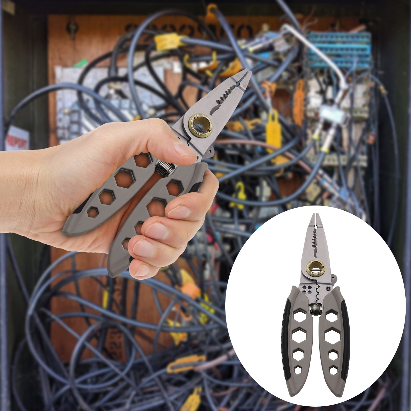 Multi Function Stripping Pliers Electrical Stripping Pliers Manual ...