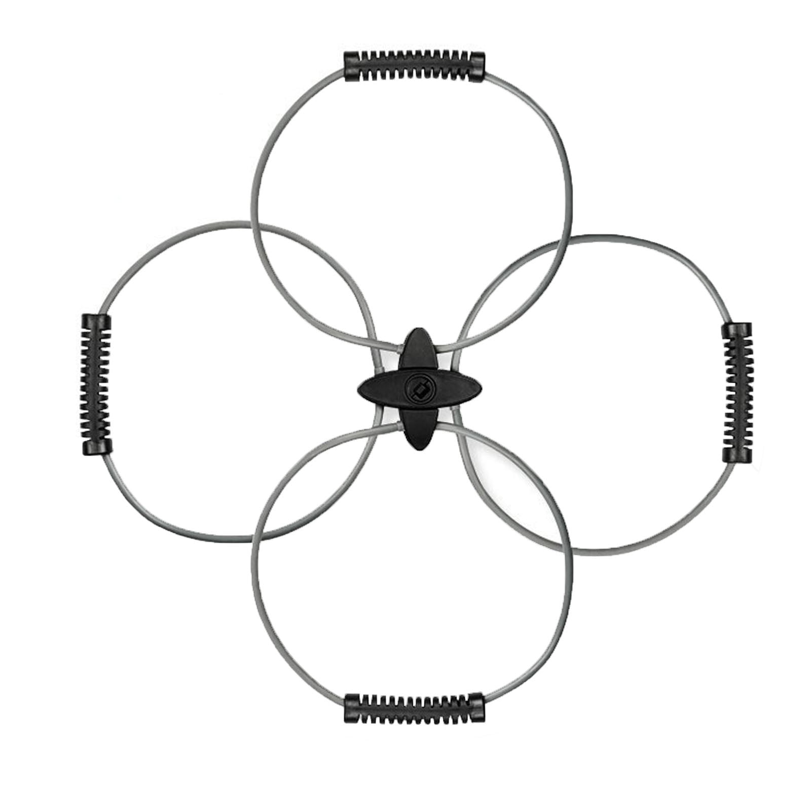 Multi-Function Tension Rope Pedal Puller Resistance 4-Tube Elastic Yoga ...