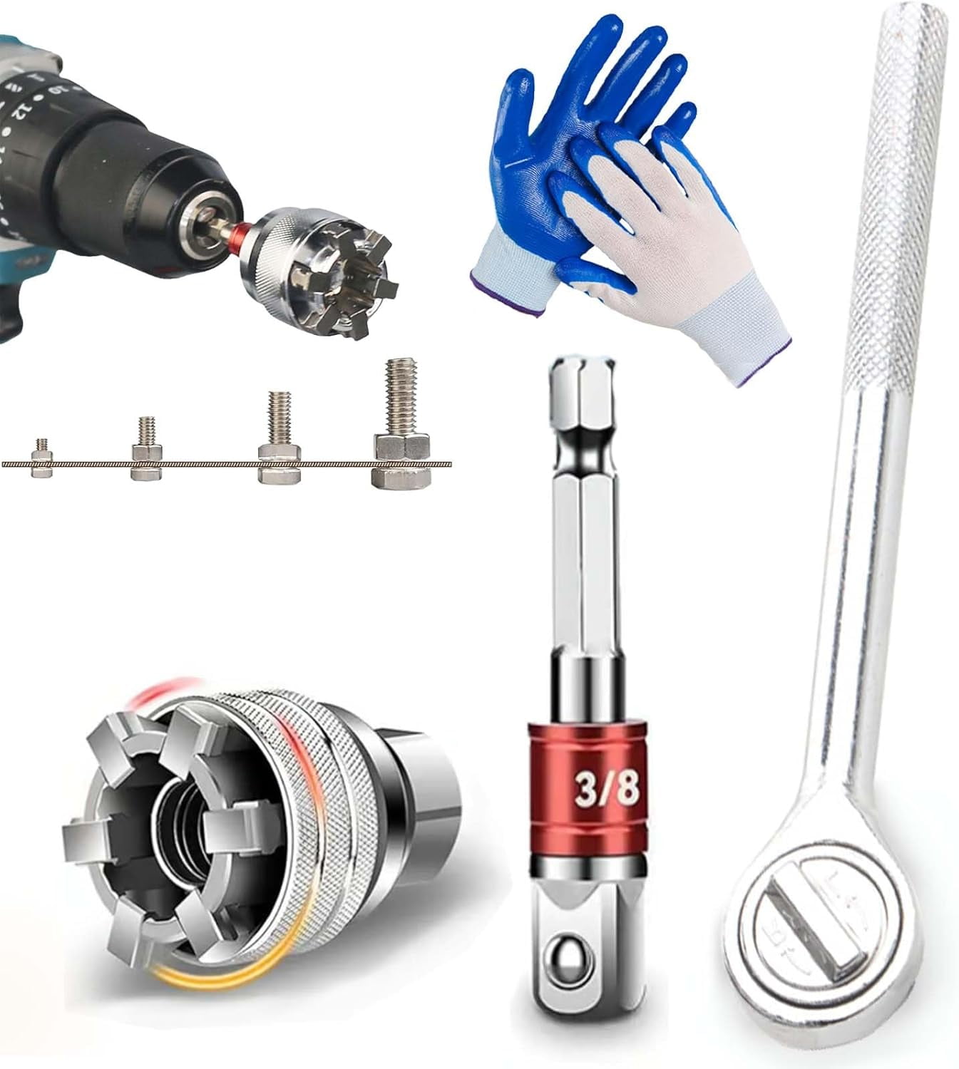 Multi-Function Universal Socket Wrench Tool - Universal Maintenance ...