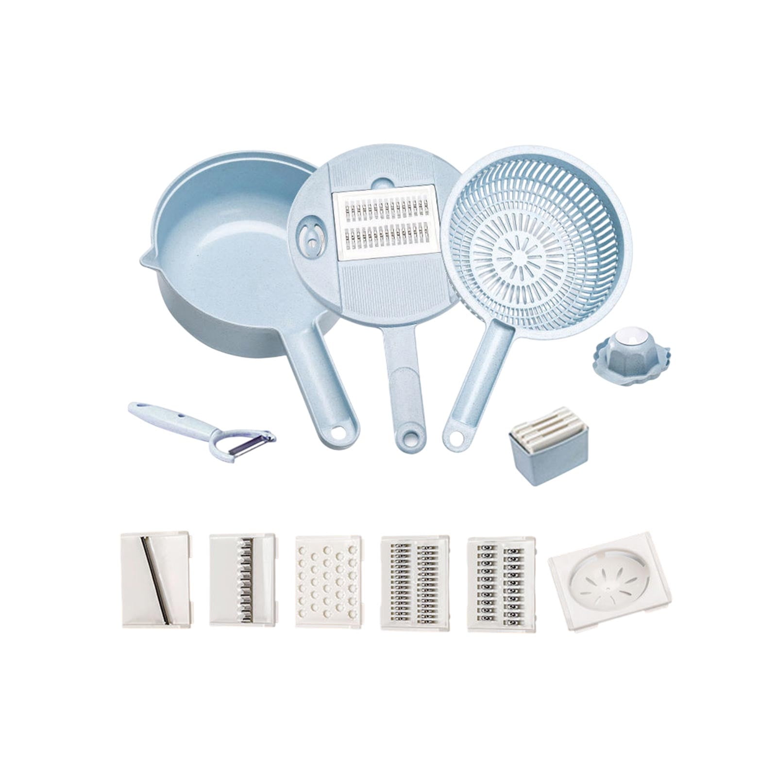 Multi-Function Vegetable Chopper, 5-in-1 Mandoline Slicer with ...