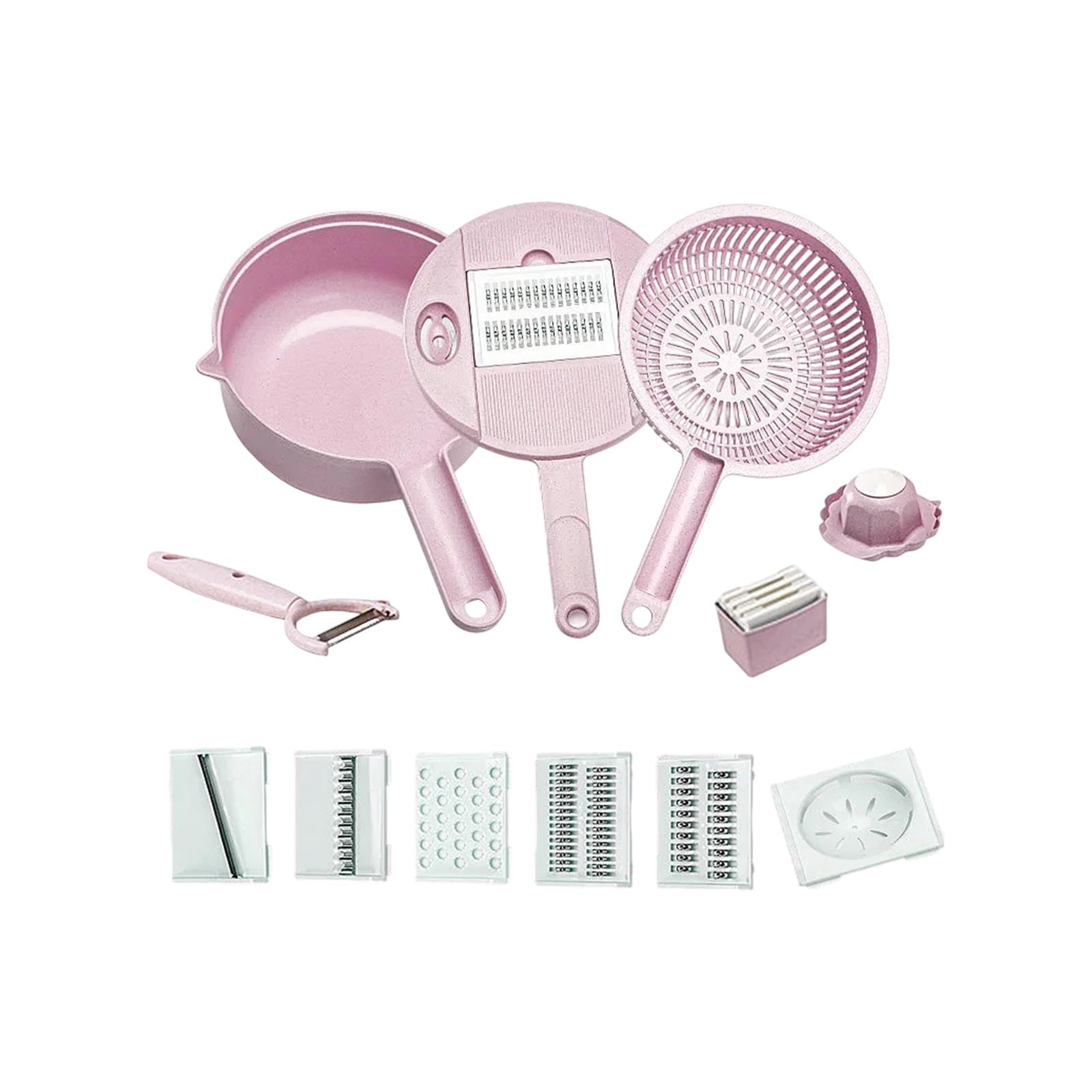 Multi-Function Vegetable Chopper, 5-in-1 Mandoline Slicer with ...