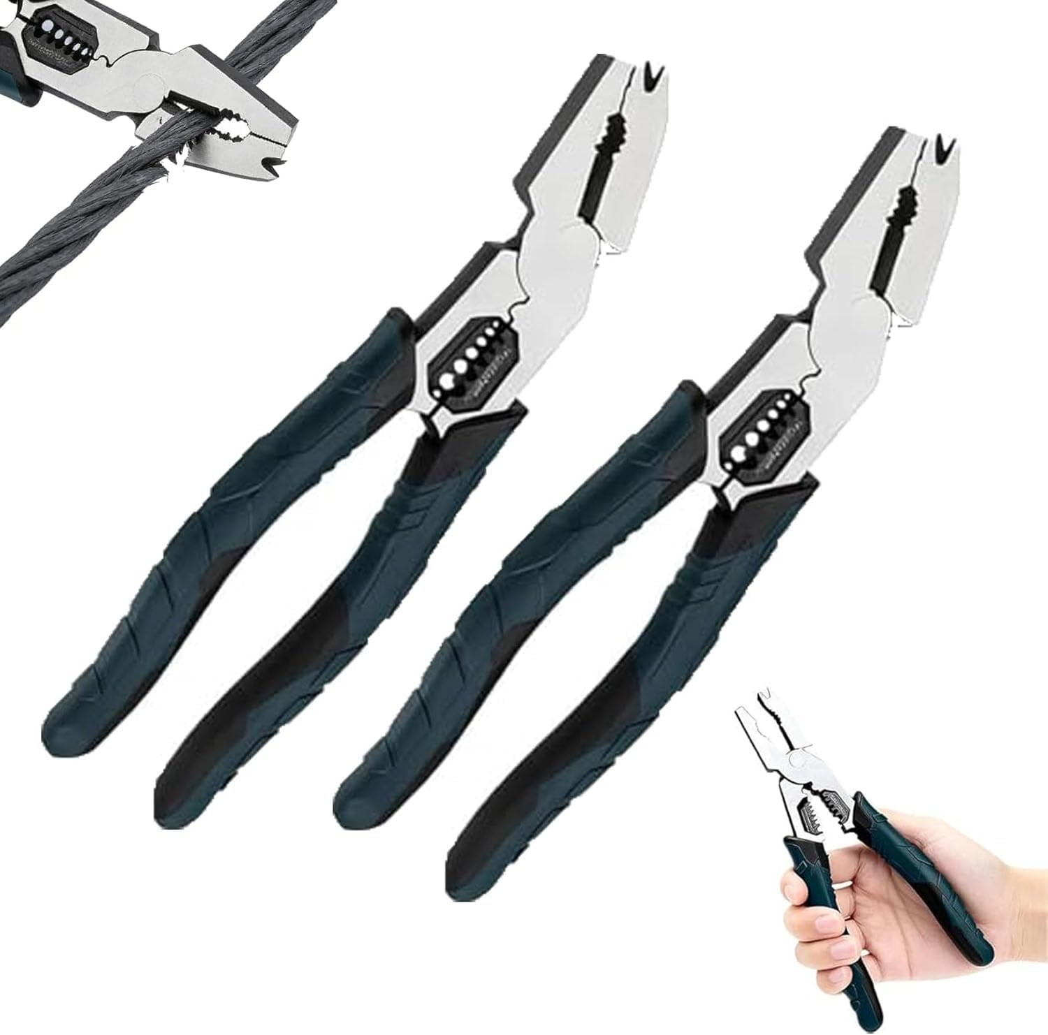 Multi-Function Wire Stripping Pliers,New 9 in 1 Super Easy Multi ...