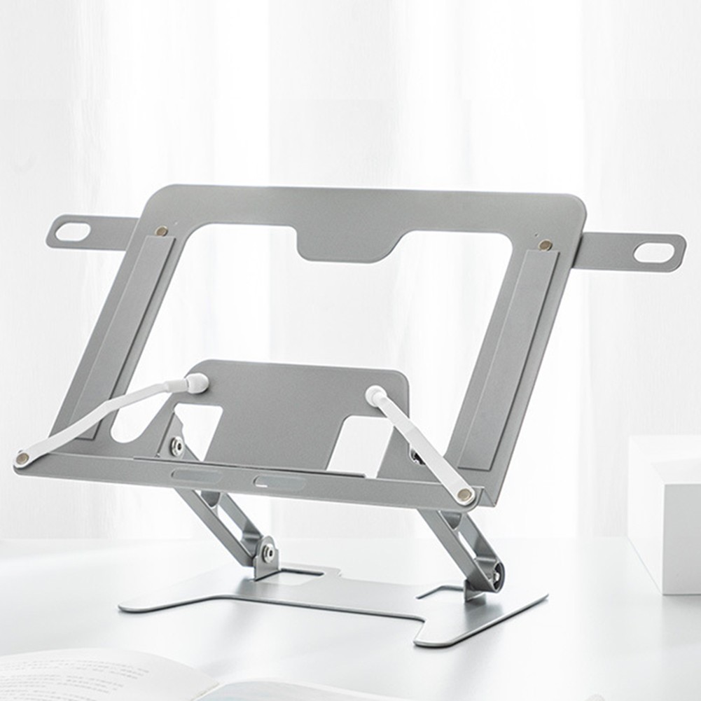 Multi-Functional Aluminum Alloy Laptop Rising Holder Desktop Reading ...