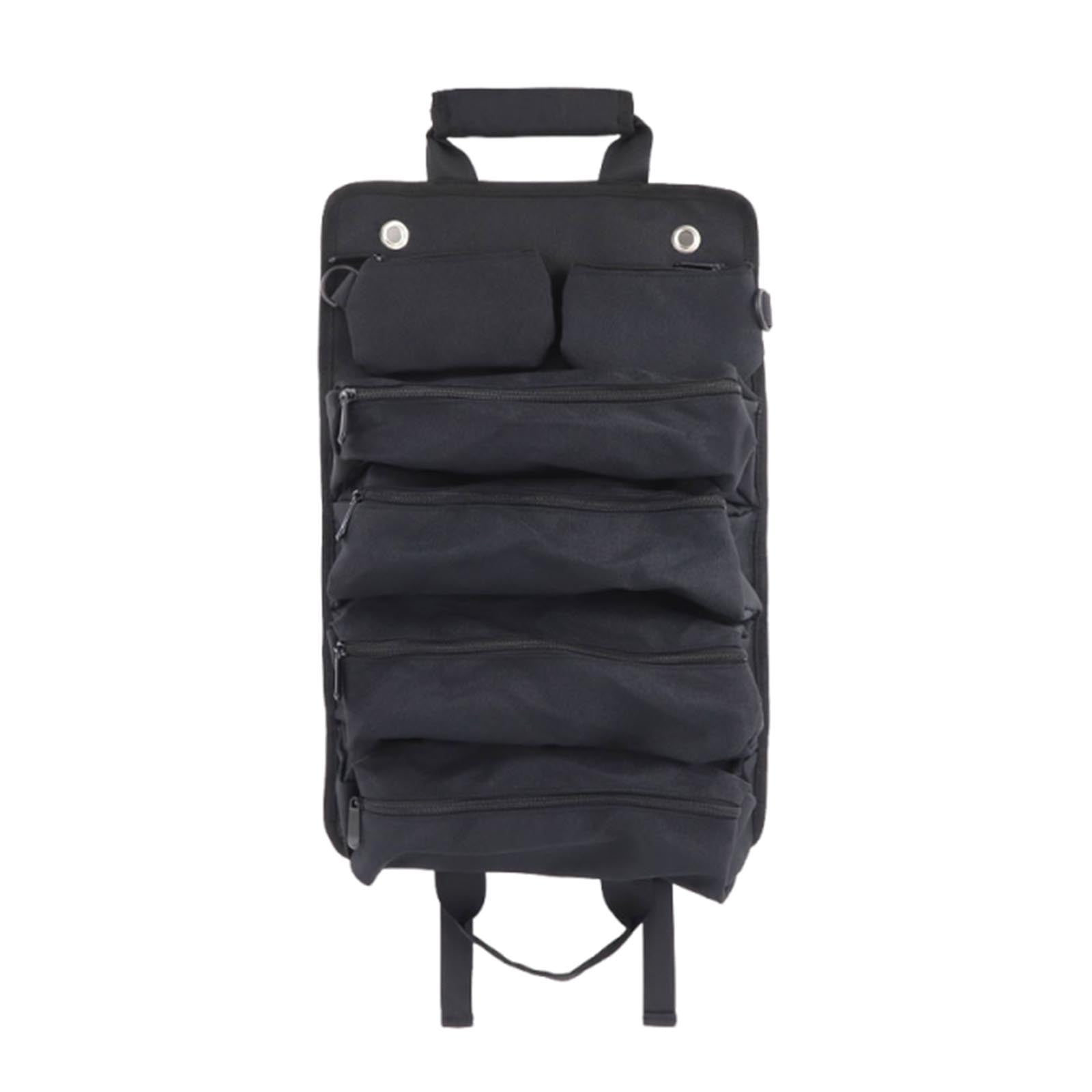 Multi Functional Canvas Tool Roll Bag Organizer for Electricians ...