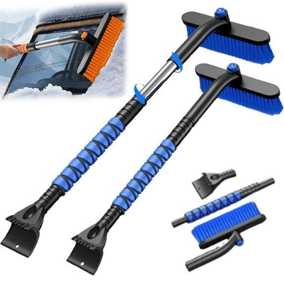 Multi-Functional Car Snow & Ice Removal Tool, 2026 Upgrade Extendable 3 ...