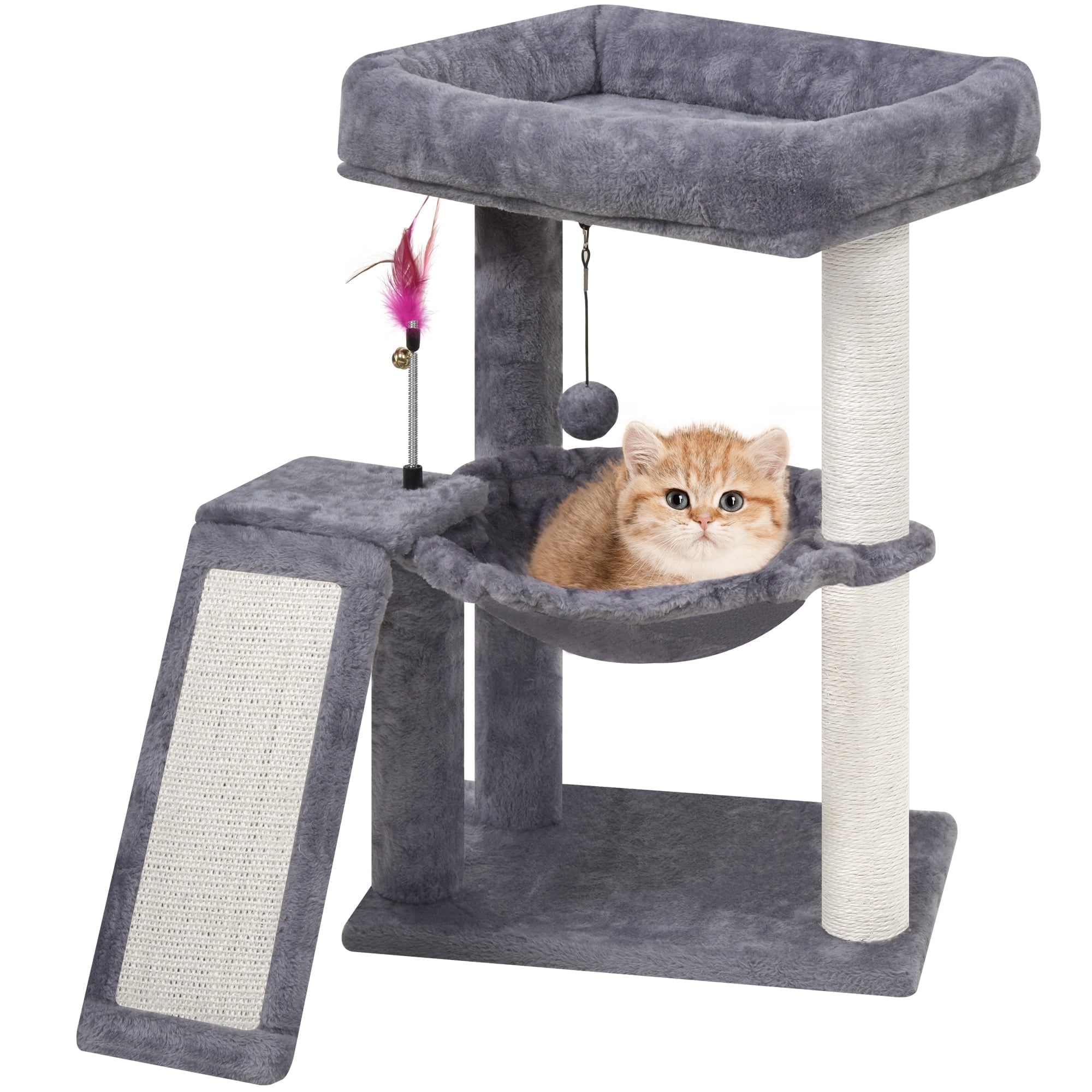 Multi-Functional Cat Tree, Indoor Climbing Toy Suitable for All Cats ...