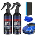 Multi-Functional Coating Renewal Agent, 3 In 1 Ceramic Car Coating Spray, 120ml High Protection ...