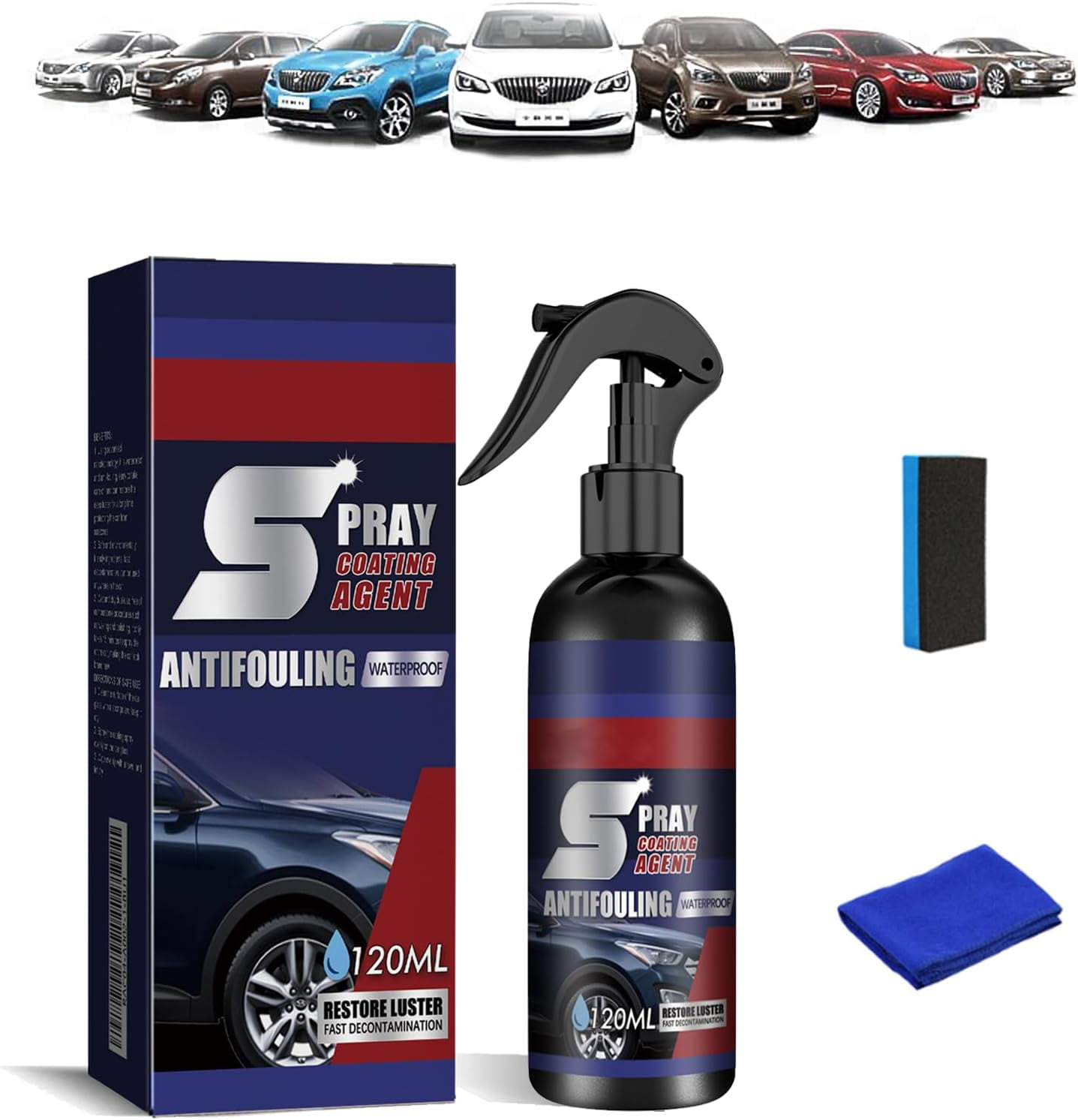 Multi-Functional Coating Renewal Agent Spray,3 In 1 High Protection ...