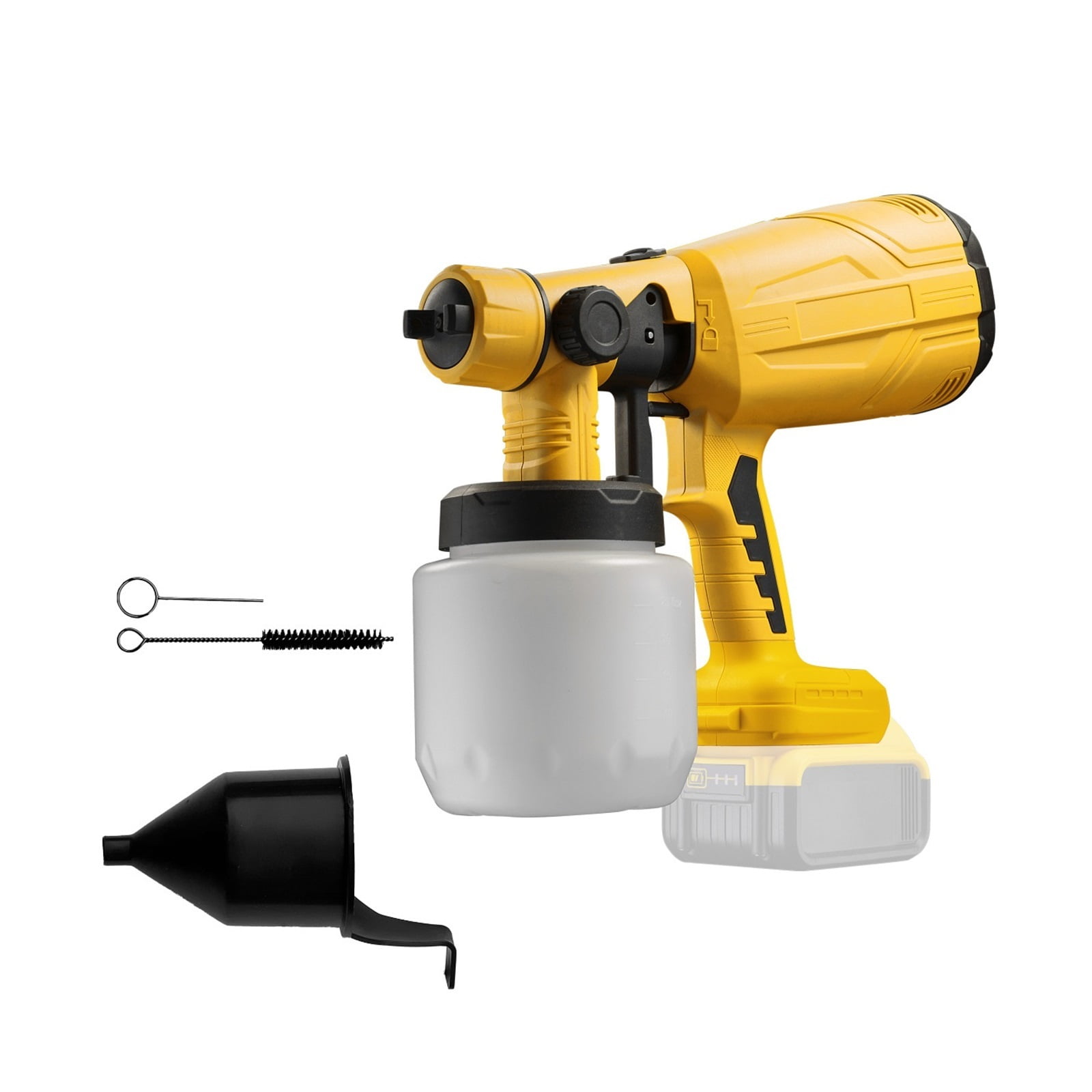Multi-Functional Cordless Electric Paint Sprayer, Rechargeable Wireless ...