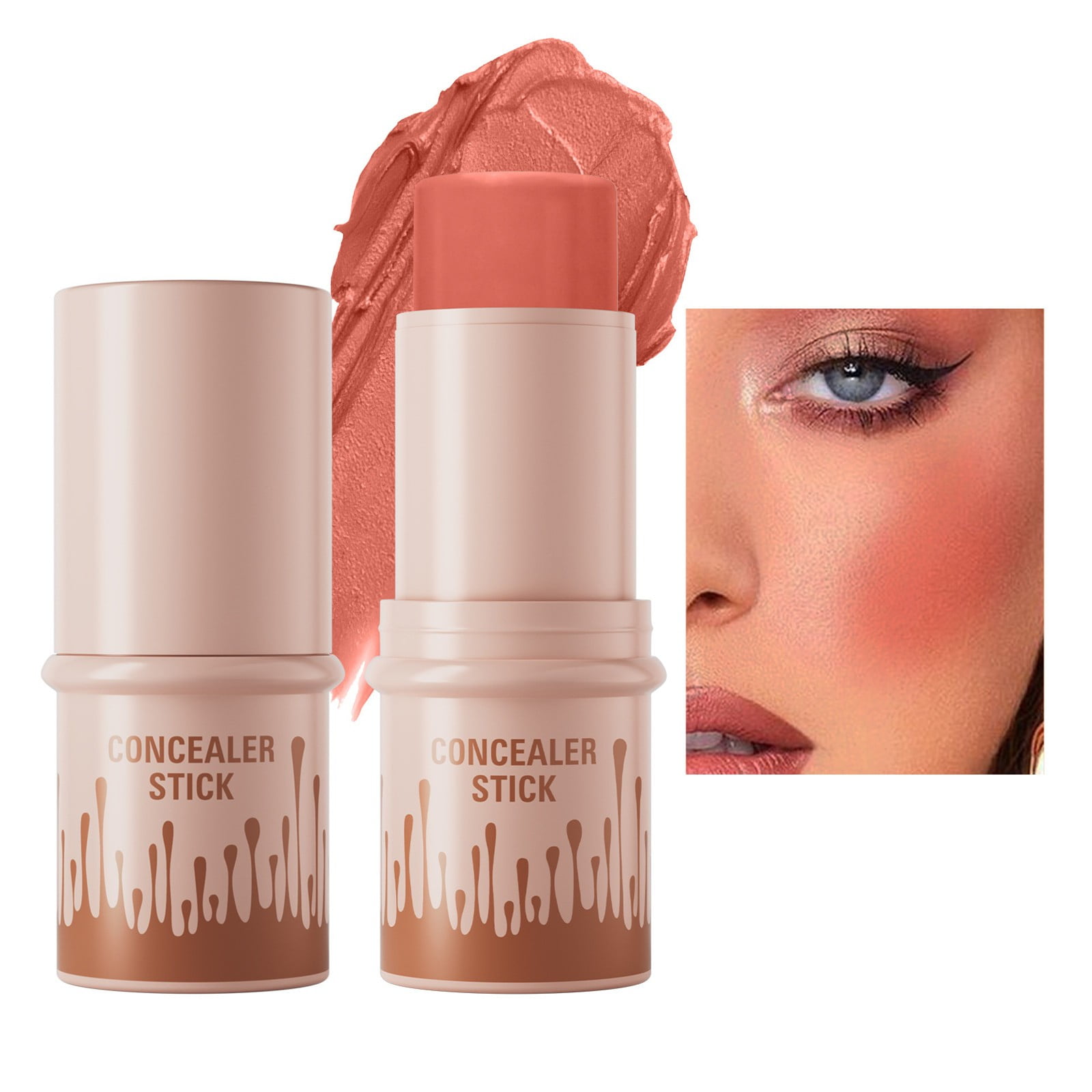 Multi Functional Cosmetic Stick High Gloss Powder Blusher Stick Rouge ...