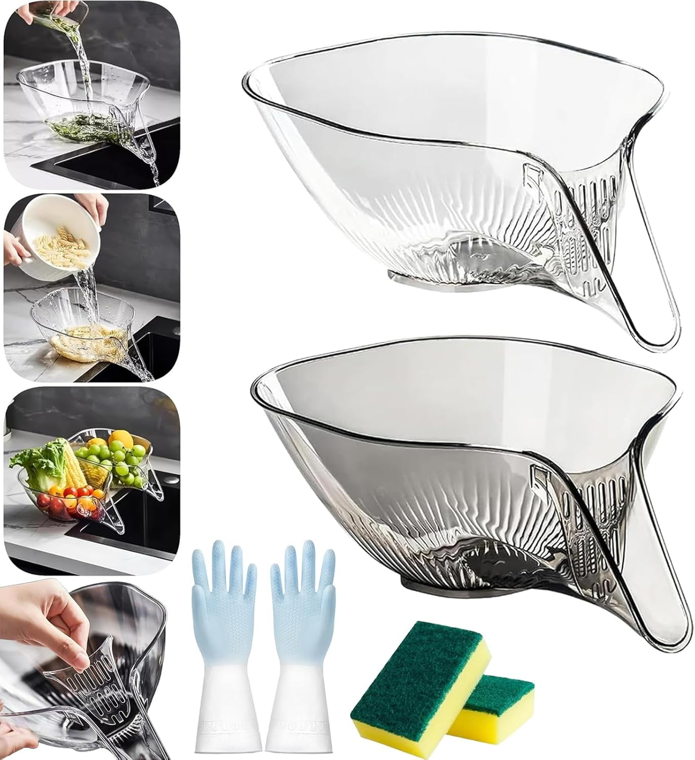 Multi-Functional Drain Basket, High Temperature Resistant Kitchen ...