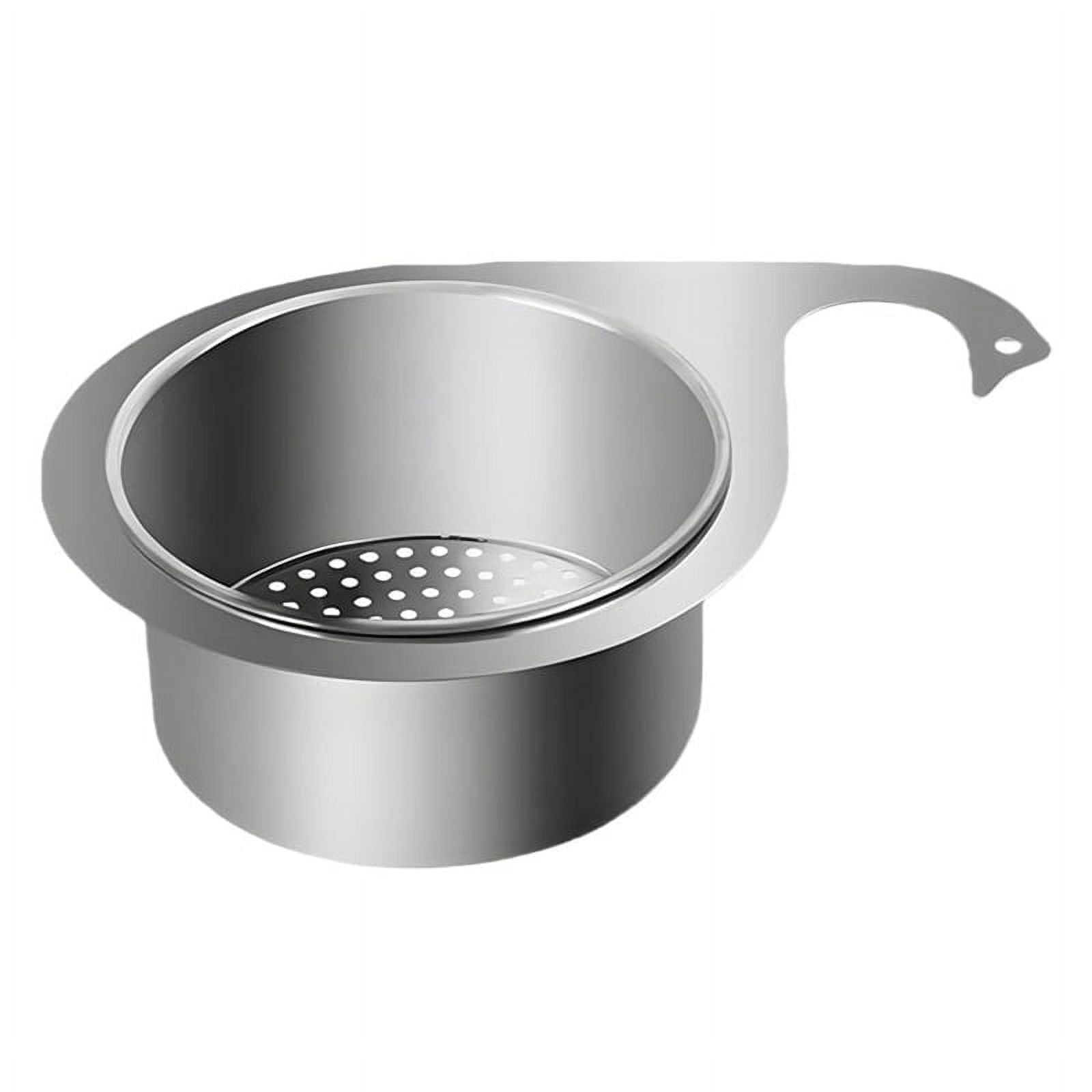 Multi-Functional Drain Basket, Stainless Steel Swan Sink Strainer ...