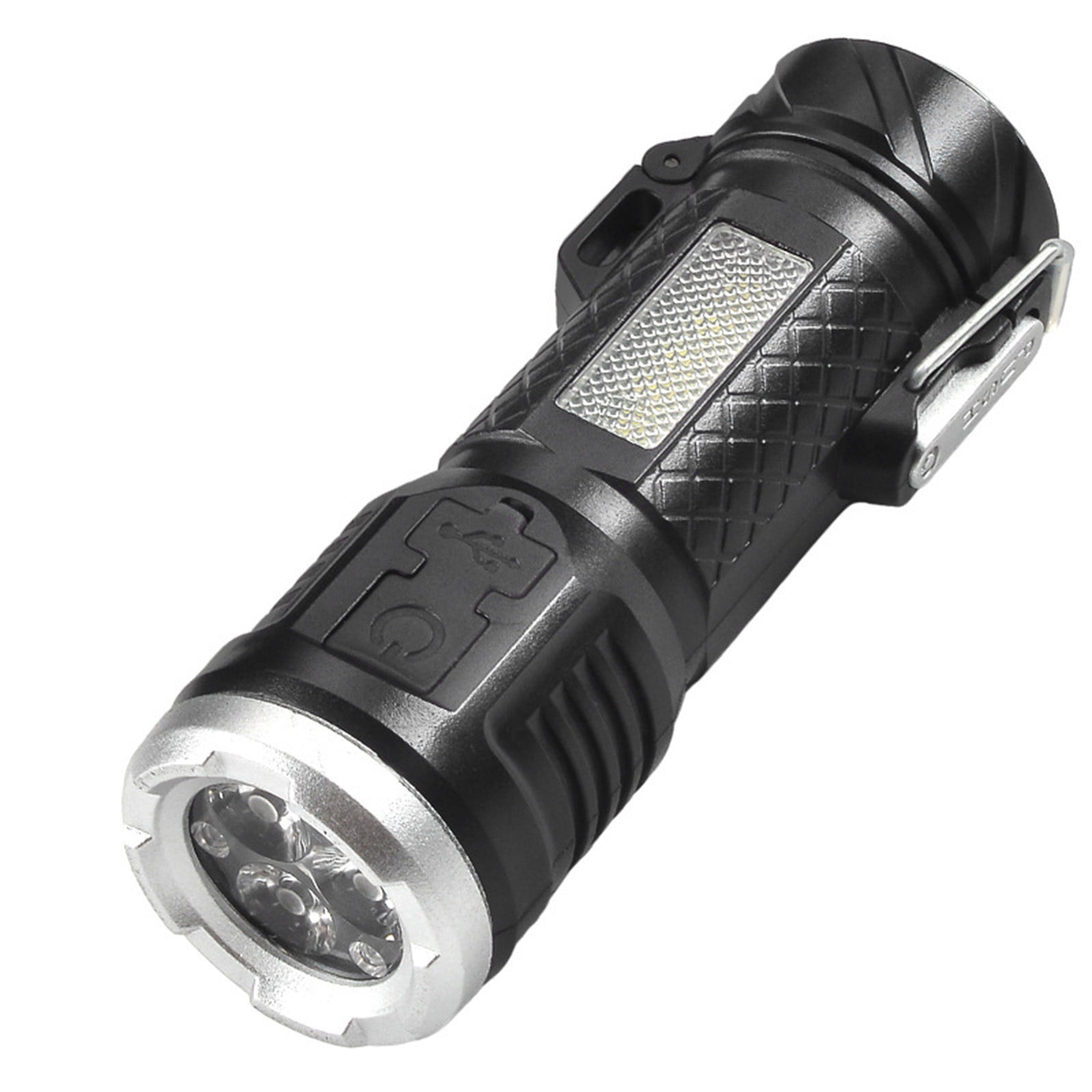Multi-Functional Flashlight with Lighter - 3.86 x 1.26 Inches ...