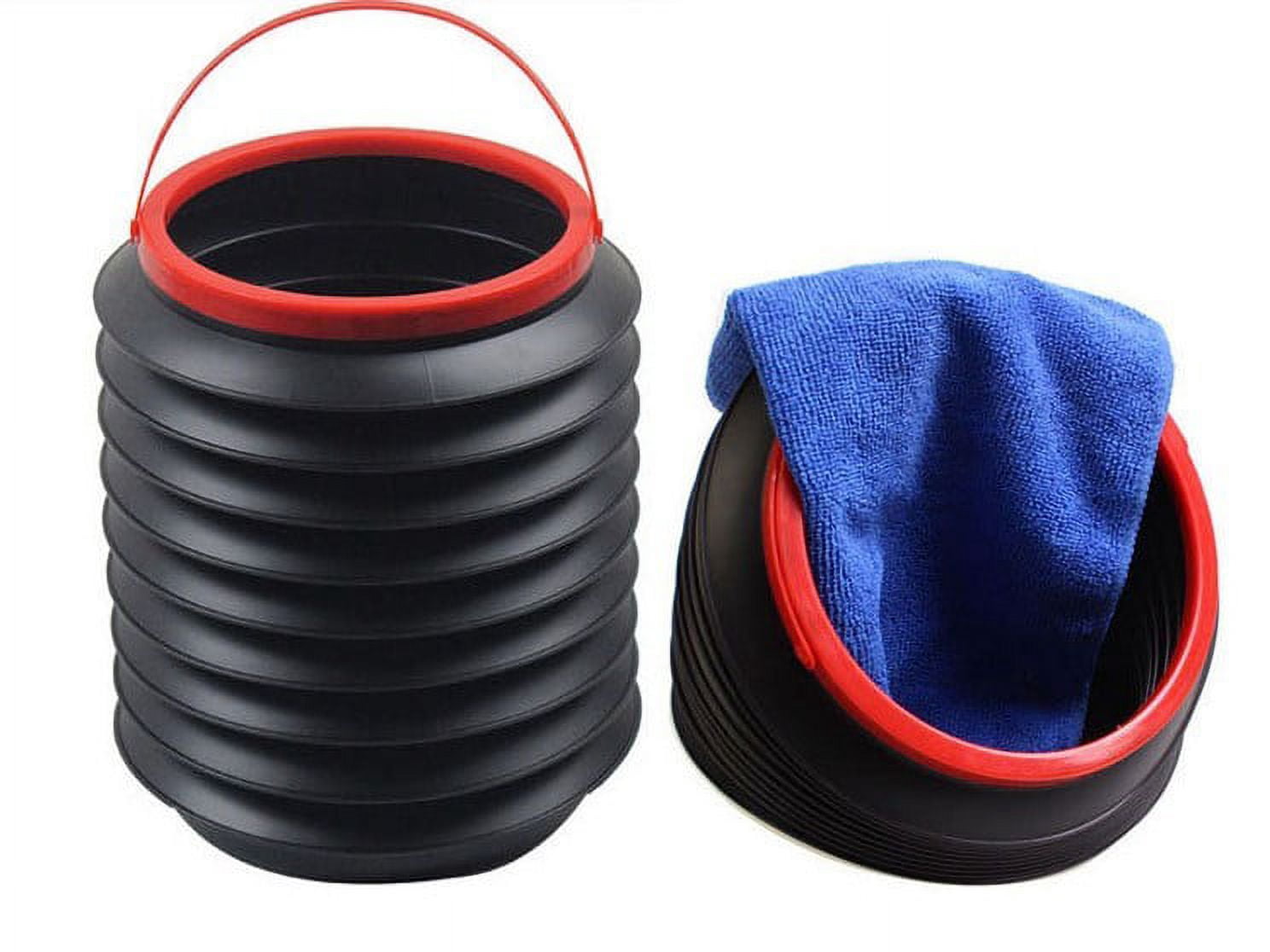 Multi Functional Folding Trash Can with Trash Bags (1Roll/30 Count) for ...