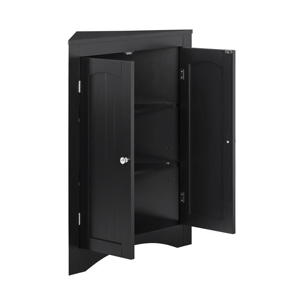 Multi-Functional Free-Standing Corner Cabinet | Space-Saving Bathroom ...