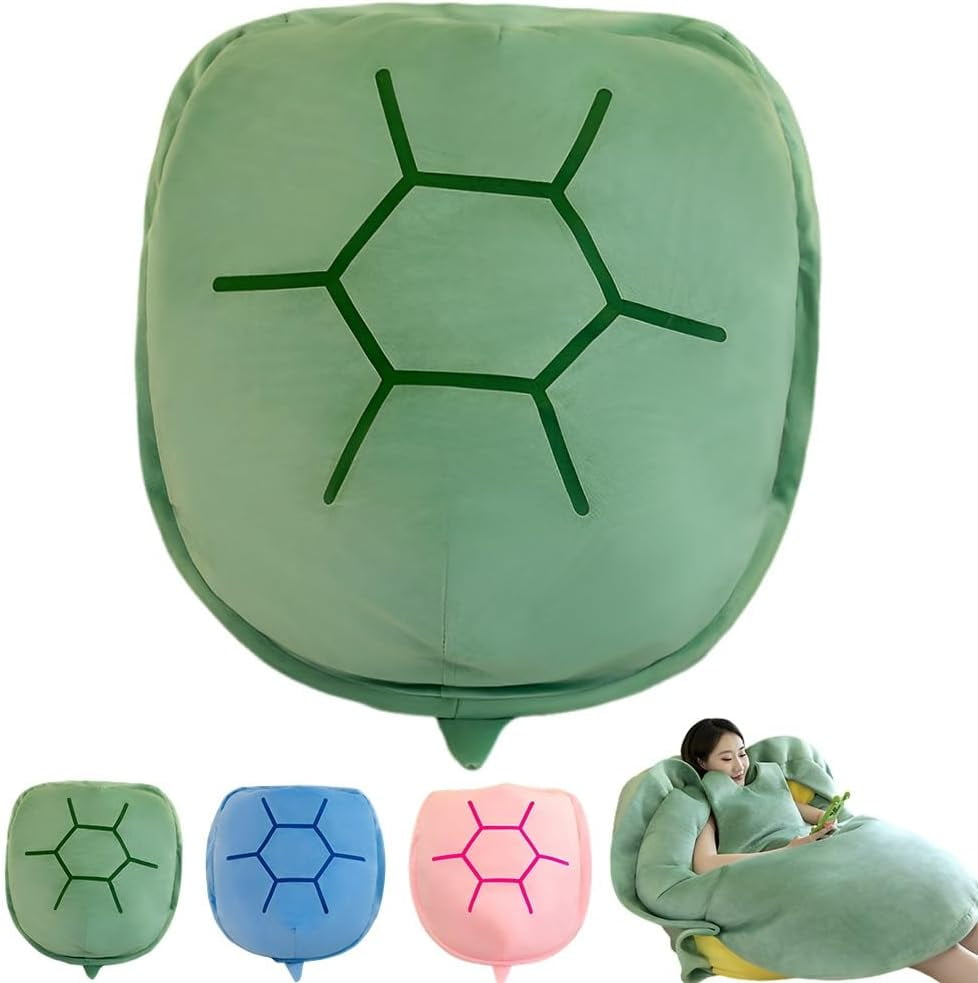 Multi Functional Giant Turtle Shell Pillow, Wearable Weighted Turtle ...