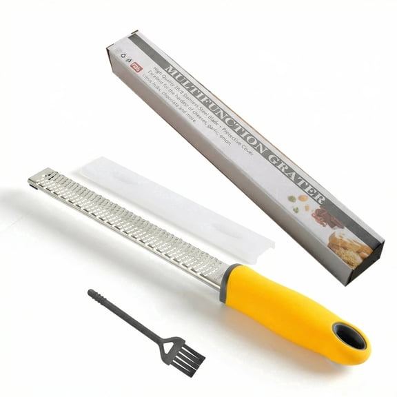 2-Pack Stainless Steel Cheese Grater | Long Chocolate & Lemon Grater ...