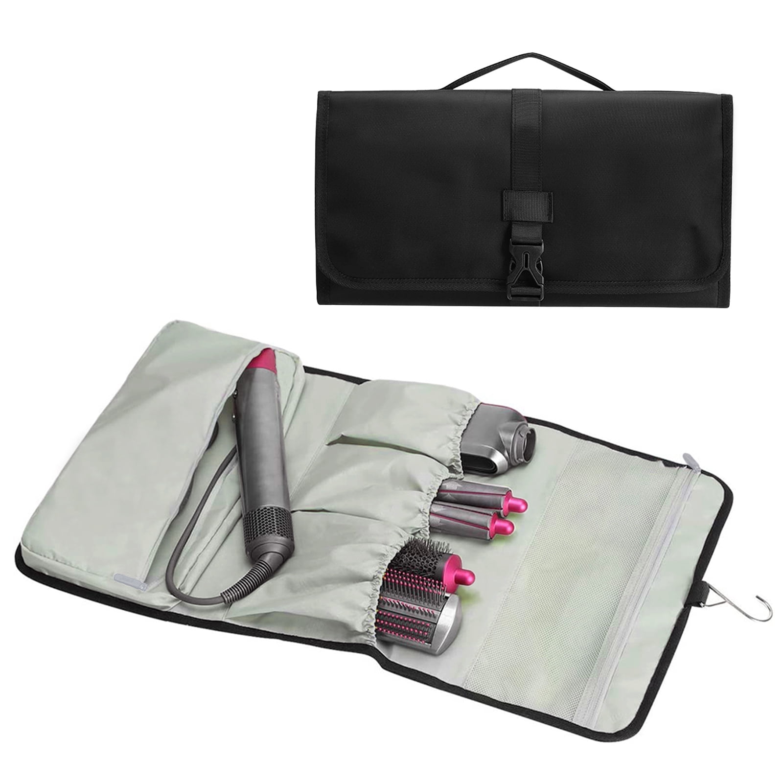 Multi Functional Hair Tools Travel Bag Organizer with Hook, Hanging ...
