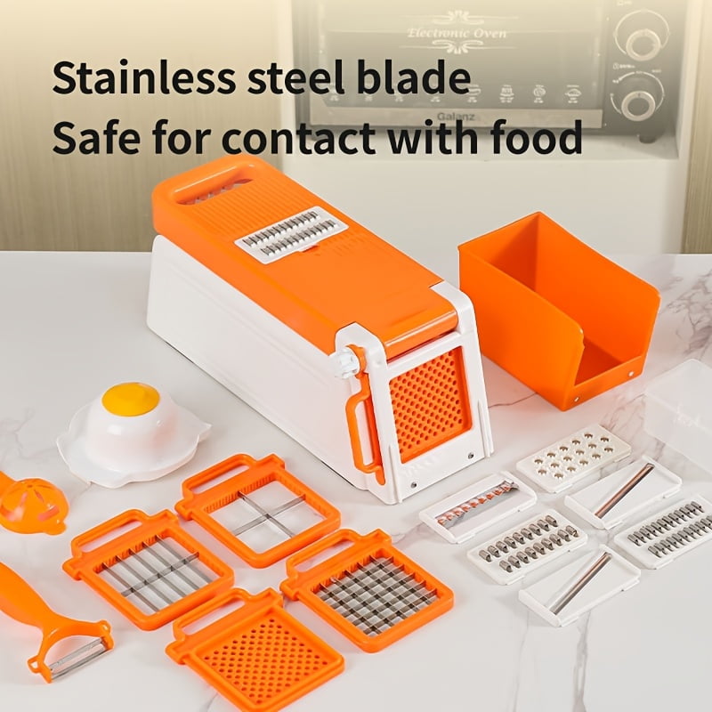Multi-Functional Kitchen Vegetable Cutter Set - Mashed Potato Press ...
