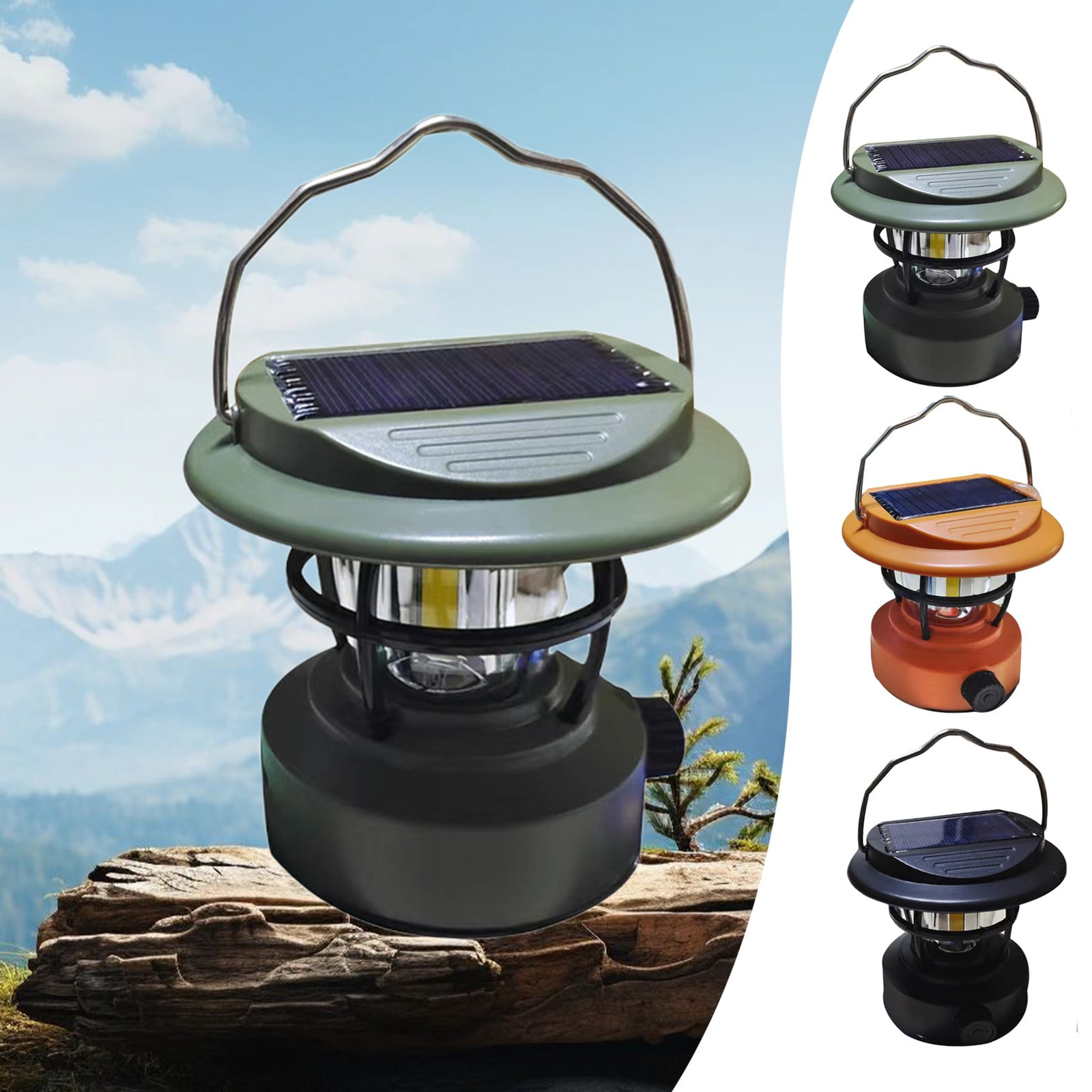 Multi Functional LED Camping Lamp, Portable Emergency Light, Dimmable ...