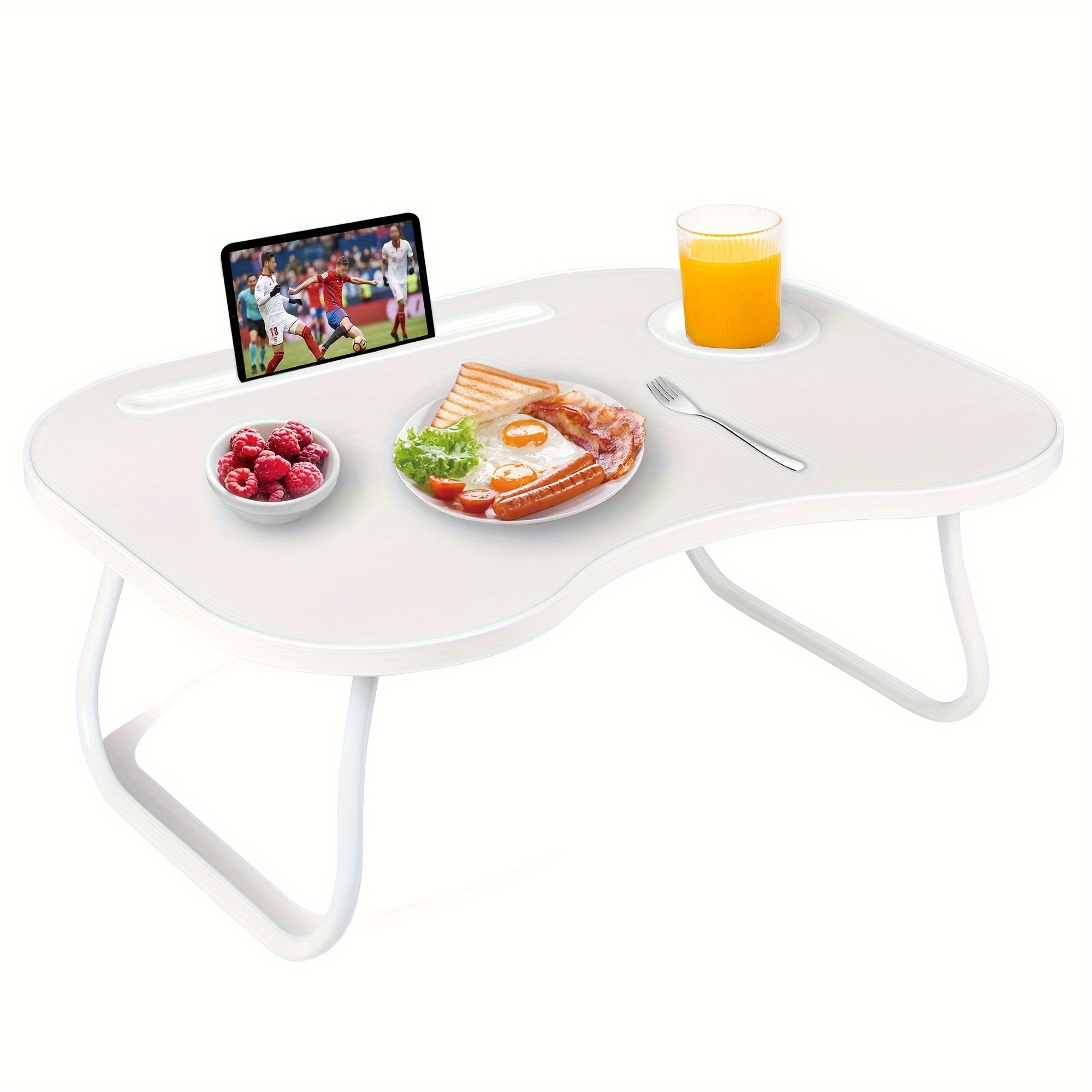 Multi-Functional Lap Desk - Folding Tables with Adjustable Legs, Built ...