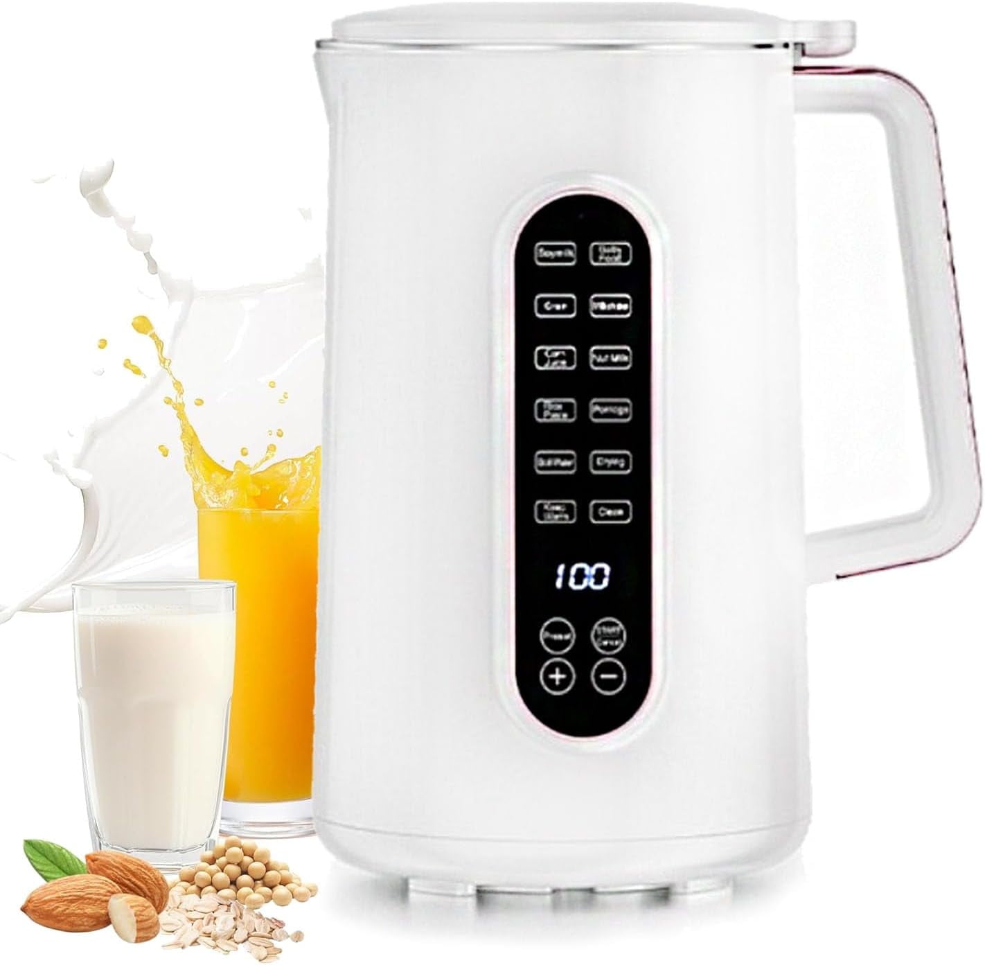 Multi-Functional Nut Milk Maker Machine, 42oz Soy-milk Machine Maker ...