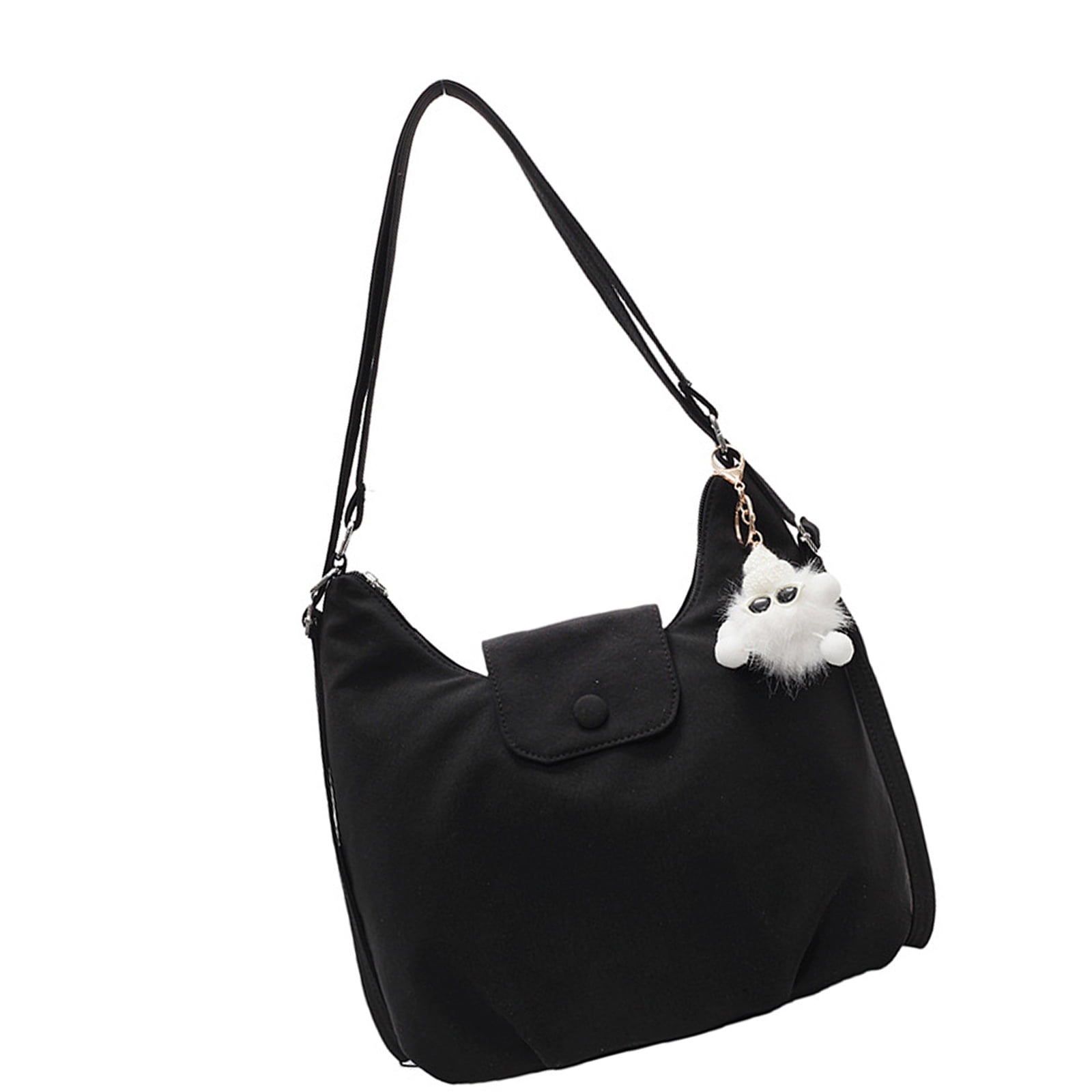 Multi-Functional PU Backpack With Detachable Charm, Spacious Design For ...