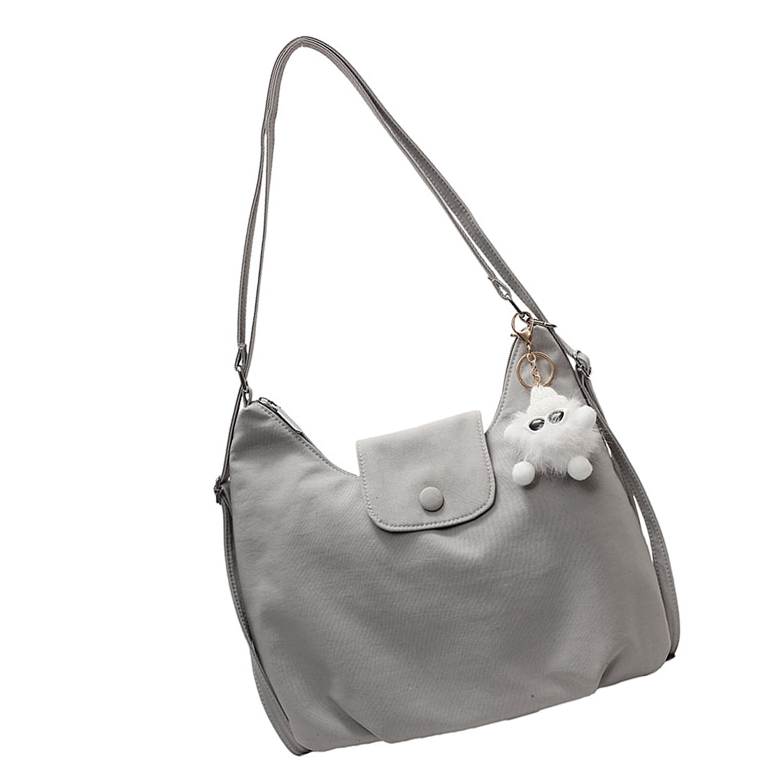 Multi-Functional PU Backpack With Detachable Charm, Spacious Design For ...